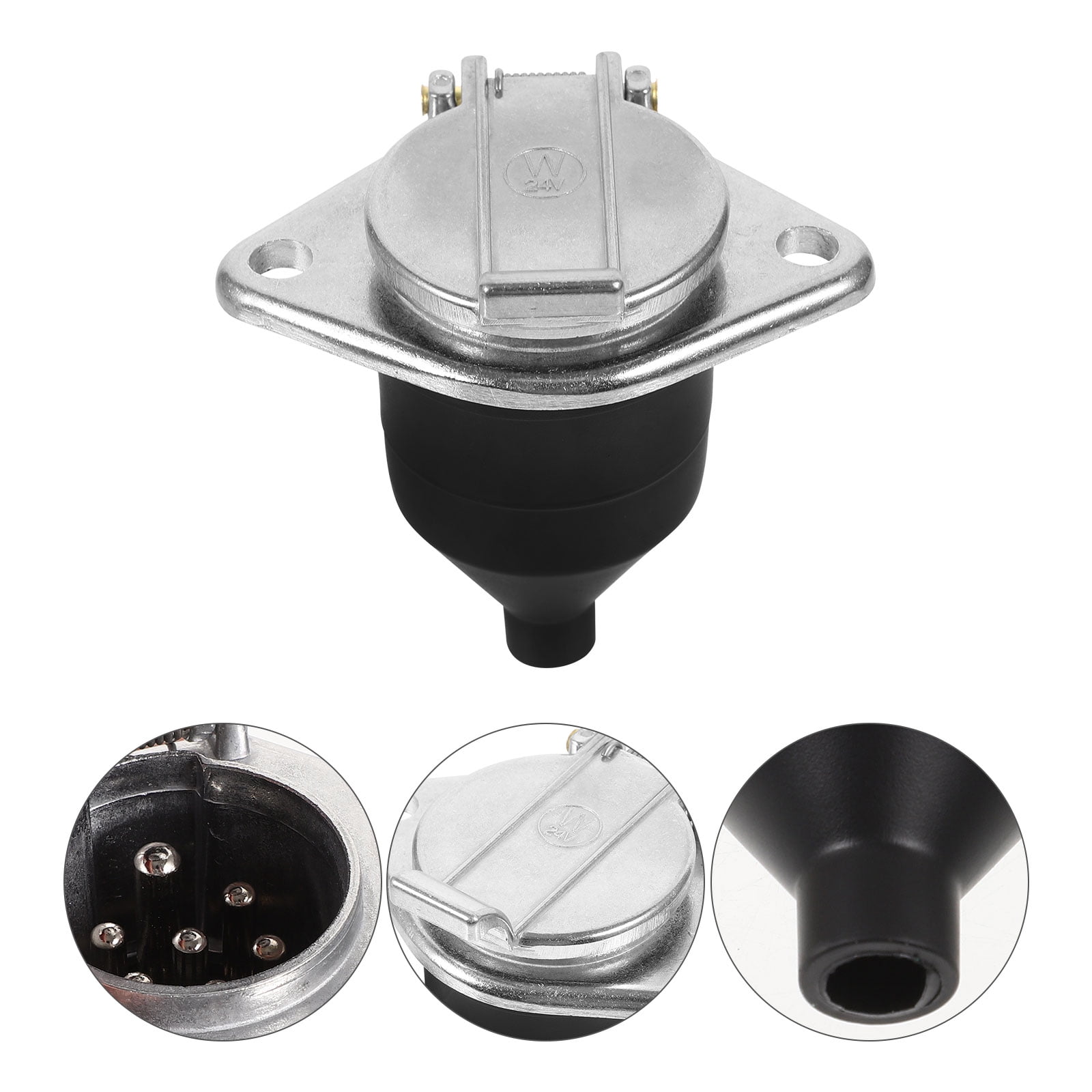 KAKOWELY Trailer Wiring Harness Adapter Aluminum 1Set - Walmart.com