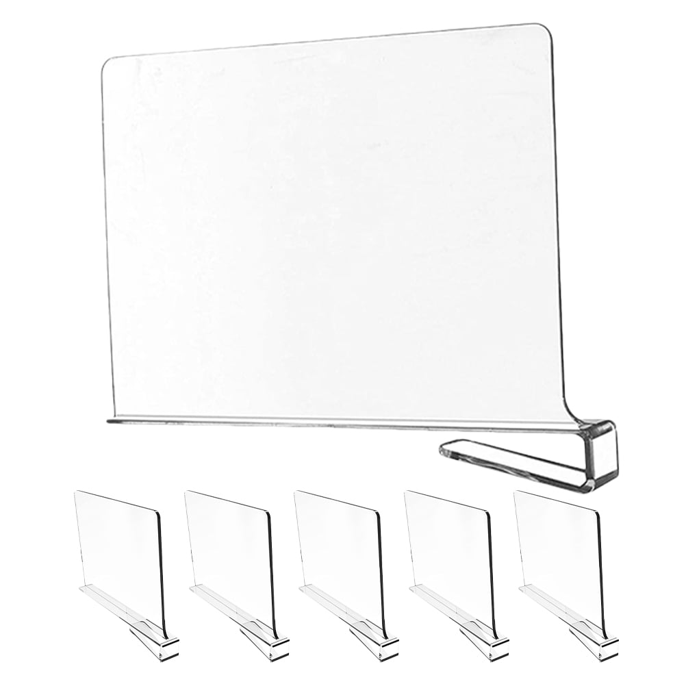 FRCOLOR Transparent Closet Shelf Divider for Home Use Adjustable ...