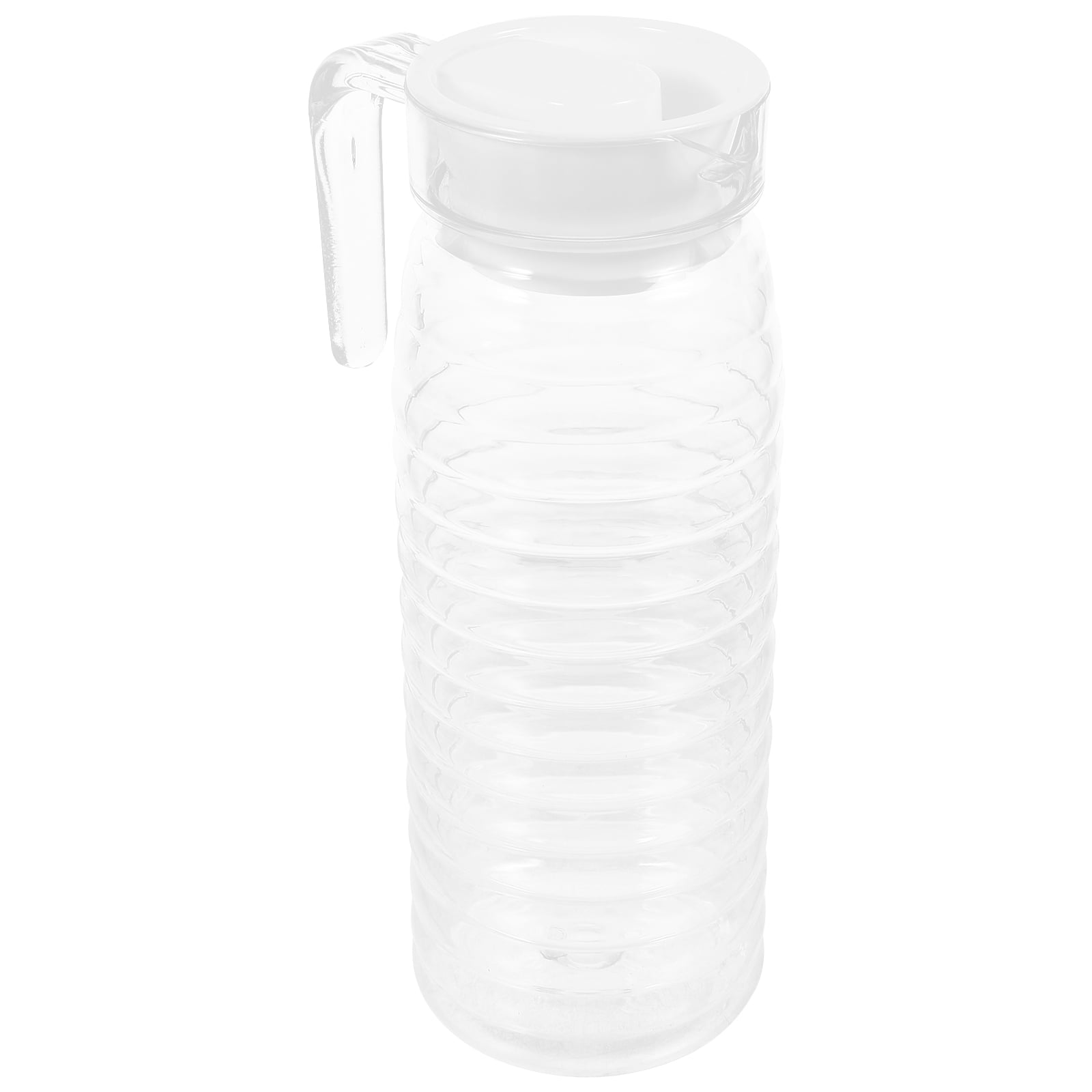 FRCOLOR Transparent PC Material Juice Pitcher with Lid for Home Use 1 ...