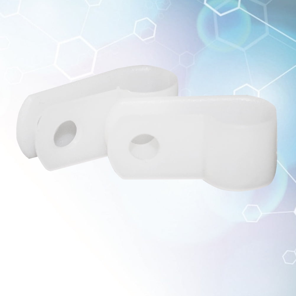 FRCOLOR Transparent Plastic R Type Cable Management Clip for House ...