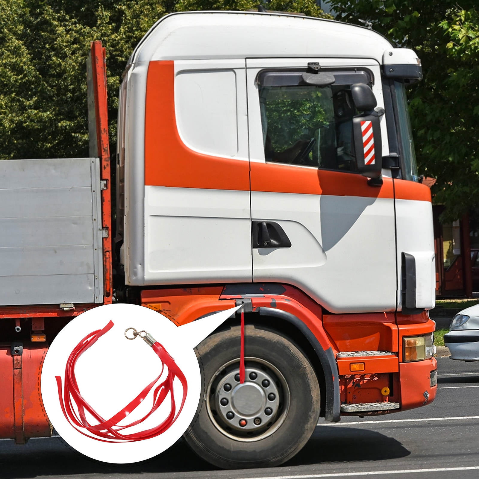 FRCOLOR Truck Wheel Mudflap Strip Mud Guard Decorative Exterior Truck ...