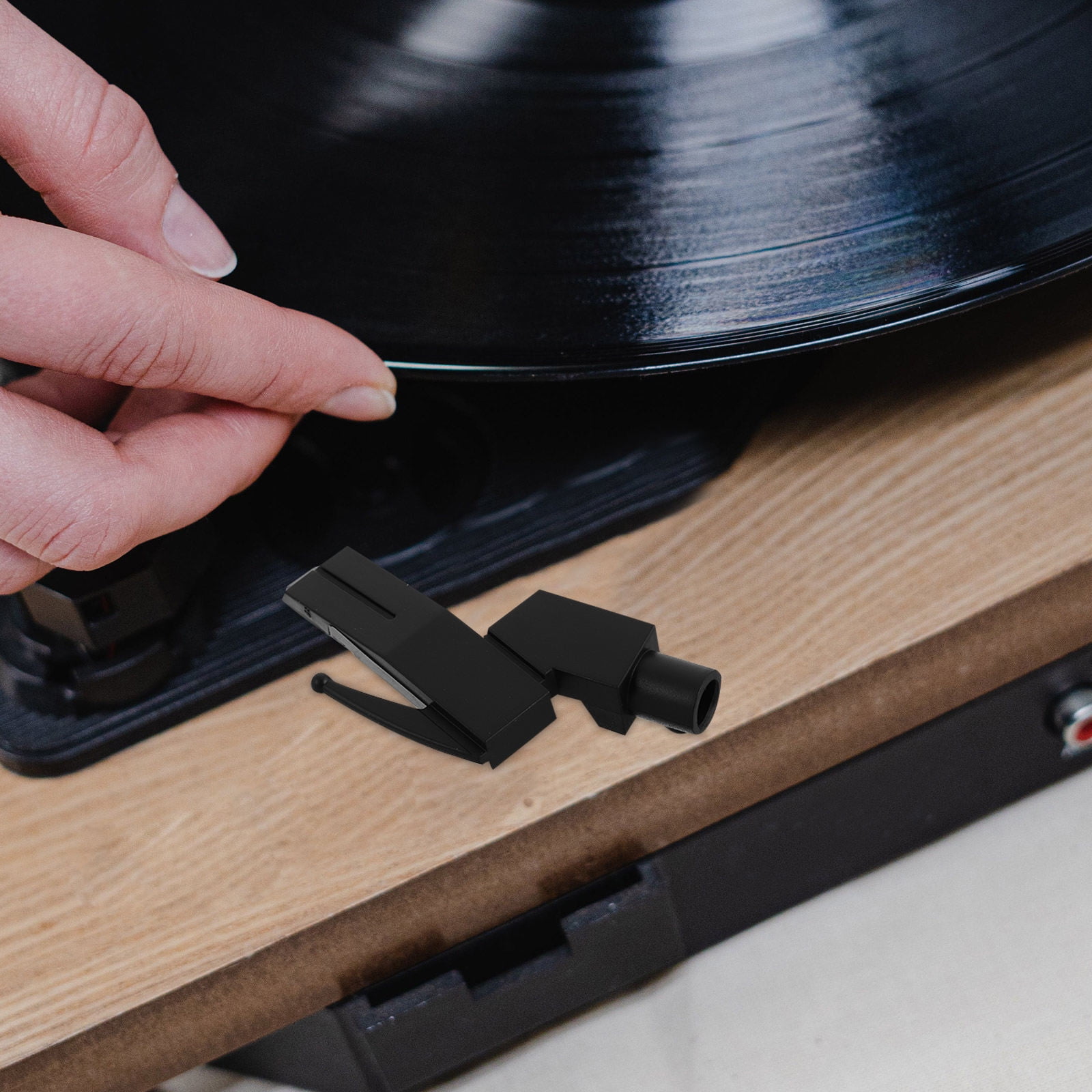 FRCOLOR Turntable Headshell Precision Plastic Phonograph Needle Bracket ...