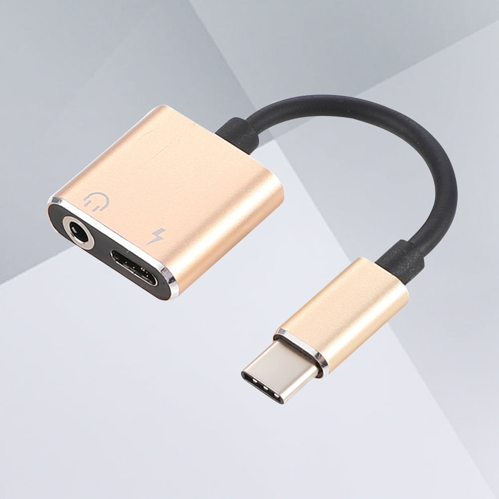 FRCOLOR USB Type C to 3.5mm Audio Adapter Cable 2 In 1 Type-C to 3.5mm ...