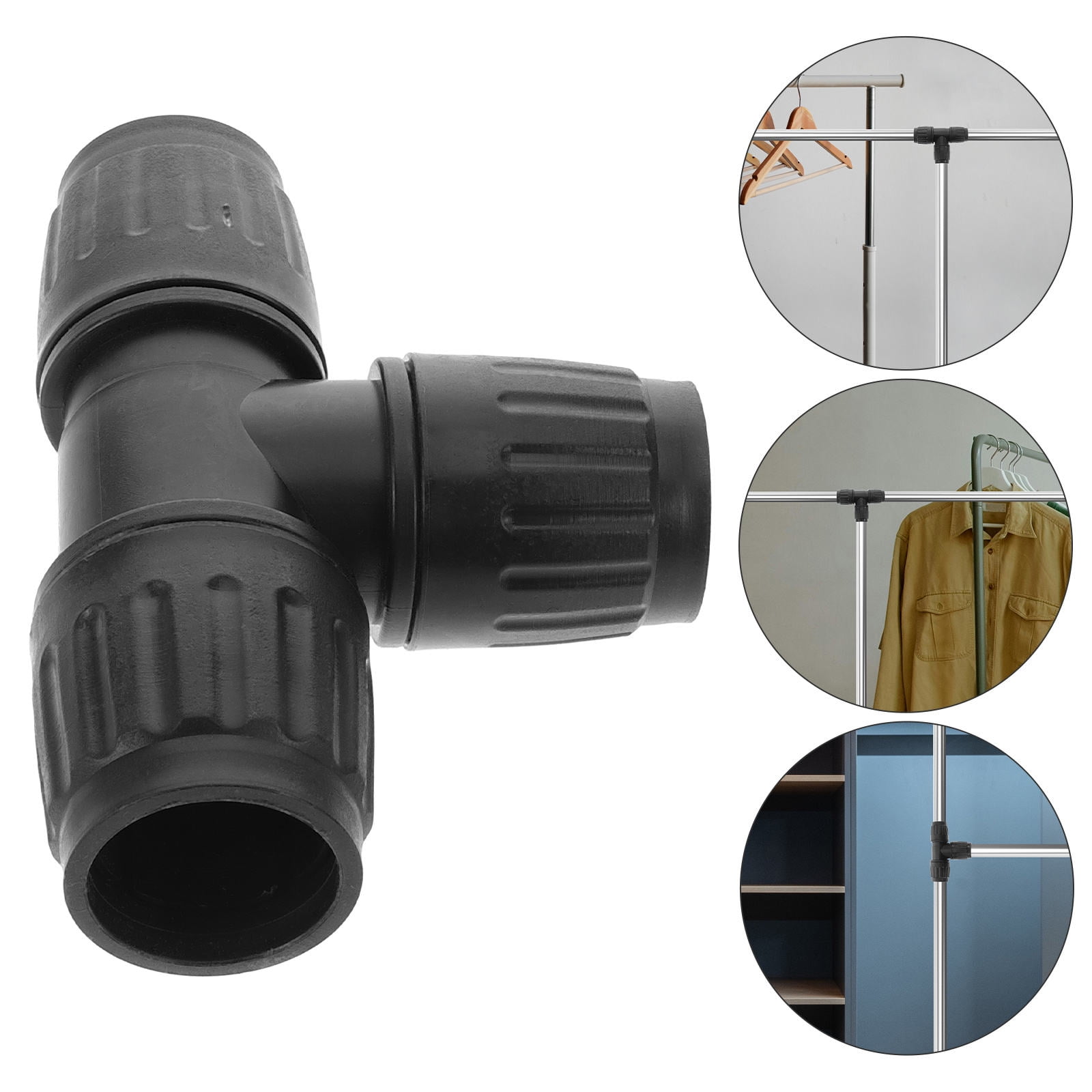 FRCOLOR Universal 3-way Plastic Connector For Clothes Rack Drying Rack ...