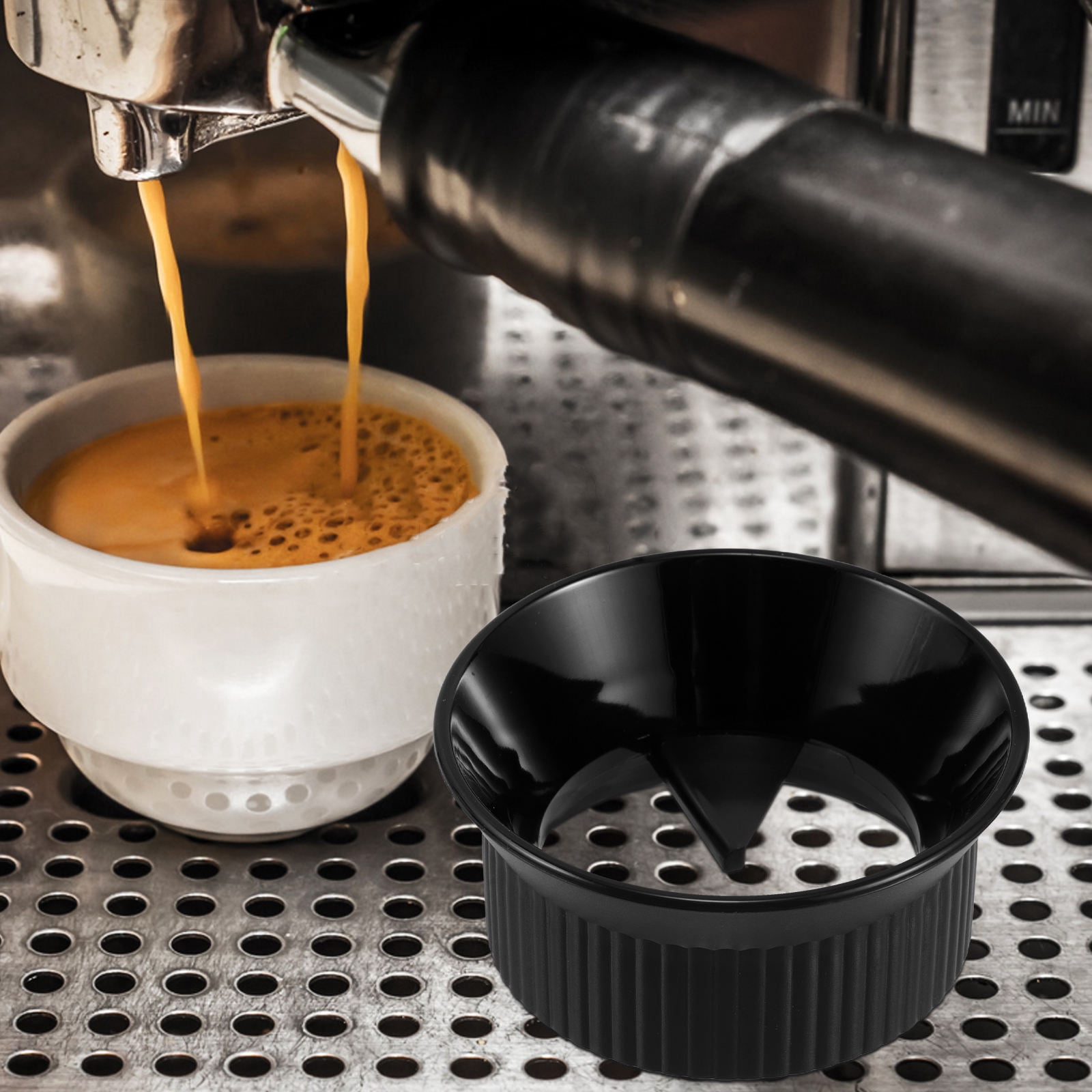 FRCOLOR Universal Espresso Machine Accessory Stainless Steel Dosing ...