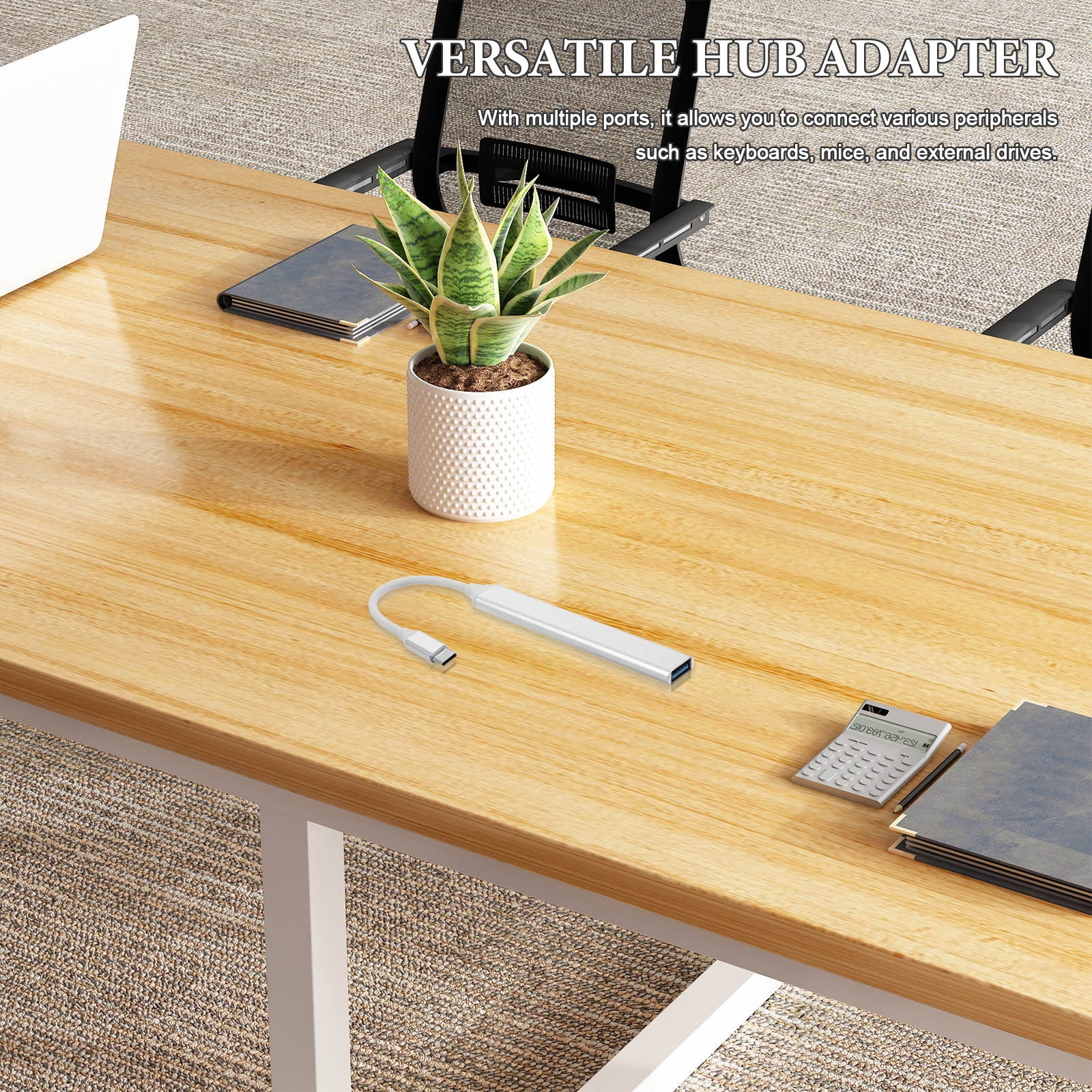 FRCOLOR Usb C To Usb Port Expander Multi Port Usb Extension Hub Usb ...