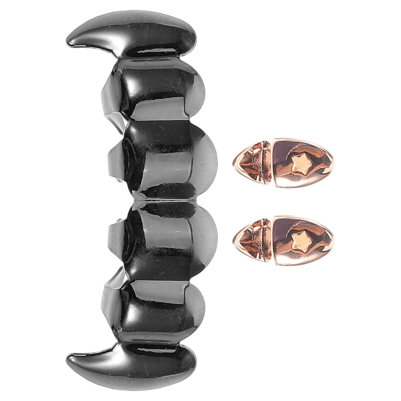 FRCOLOR Vampire Fangs Zombie Realistic Fangs Reusable Copper Creepy ...