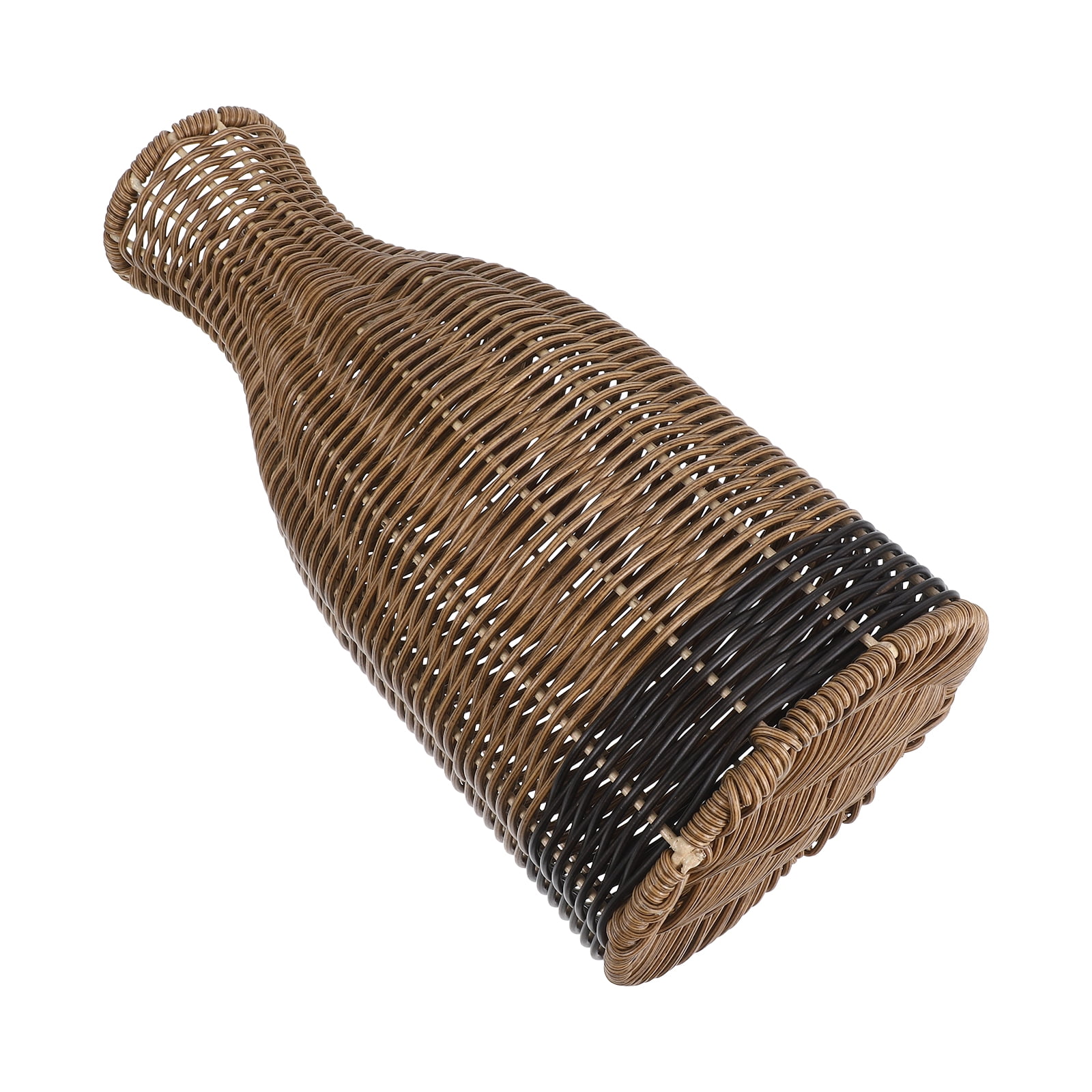 FRCOLOR Vase Plastic Rattan Woven Vase Weaving Vase Floral Art Vase ...