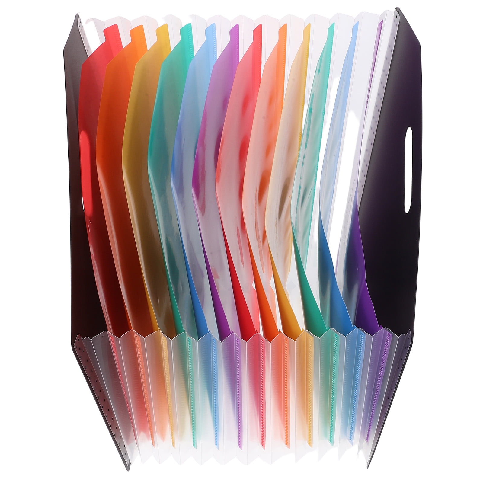 FRCOLOR Vertical Accordion Folder Desktop File Organizer Colorful ...