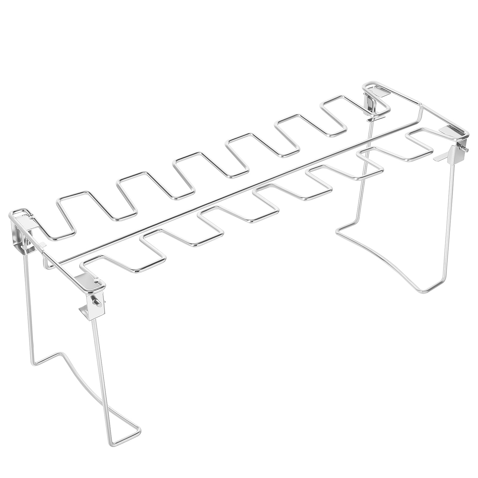 FRCOLOR Vertical Chicken Leg Grill Foldable Grilled Rack - Walmart.com