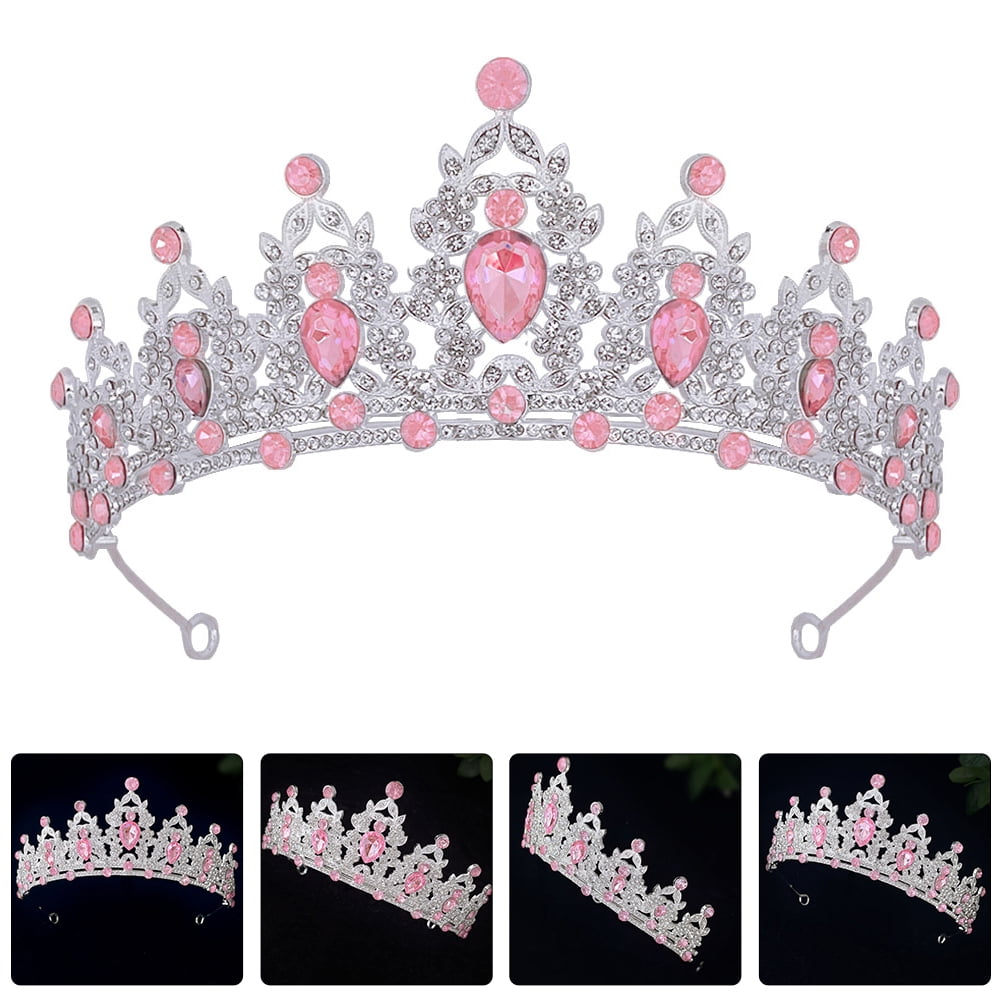 FRCOLOR Vintage Bridal Tiara with Rhinestones - Queen Crown Tiara for ...