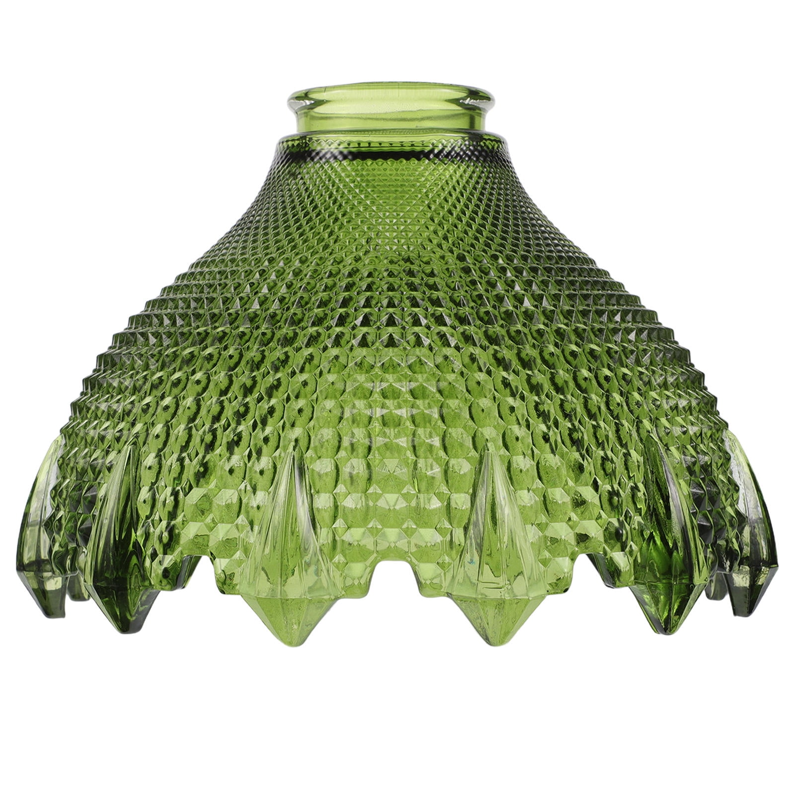 FRCOLOR Vintage Green Glass Pendant Light Shade For E27 Fixtures And ...