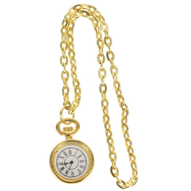 FRCOLOR Vintage Mini Pocket Watch Doll House Pocket Watch Decor Mini ...