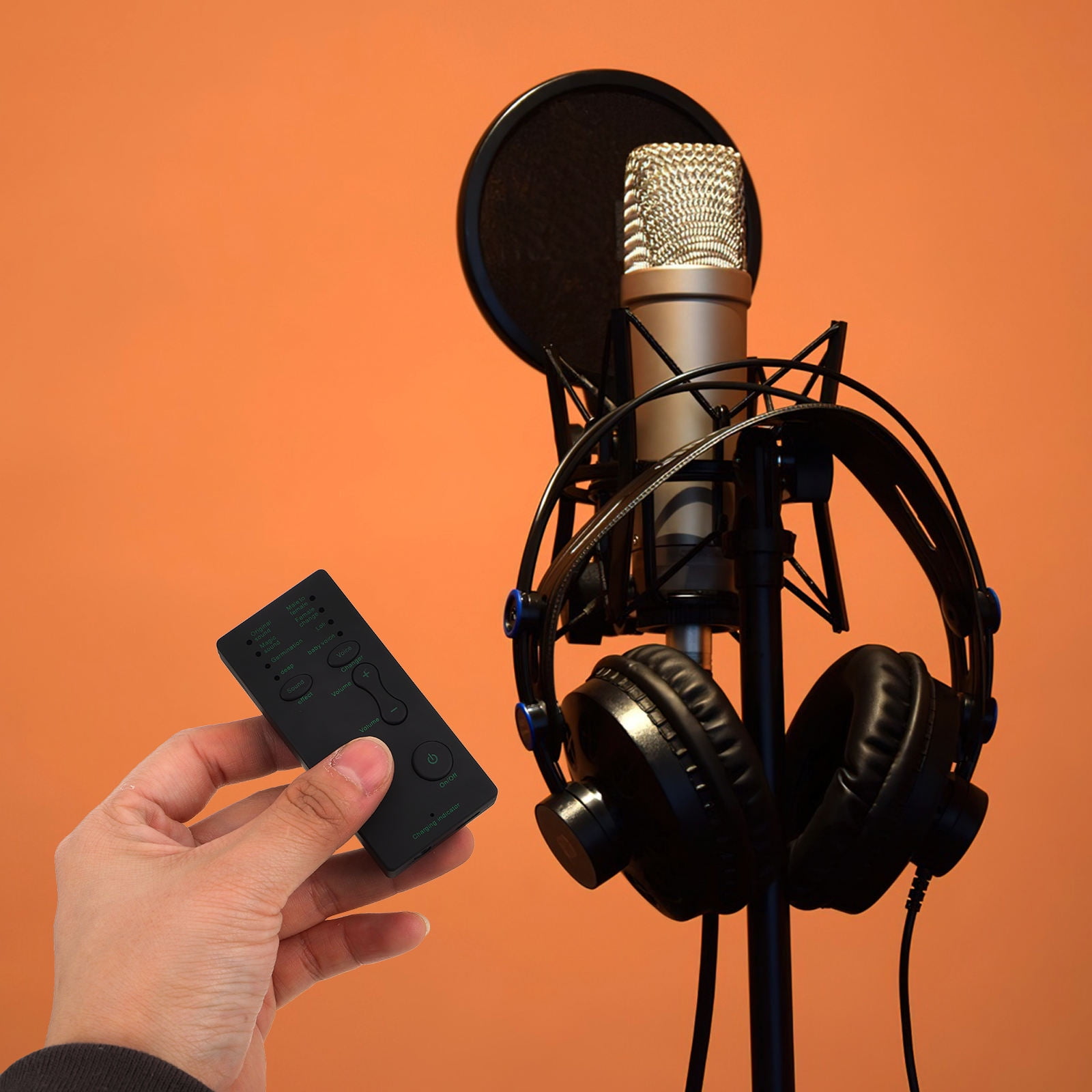 FRCOLOR Voice Changer Handheld Microphone Voice Changer Disguiser ...