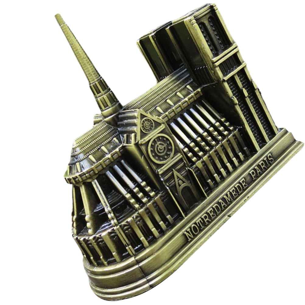 KAKOWELY Home Famous Building Decor Metal Material Vintage Style 1Pack ...