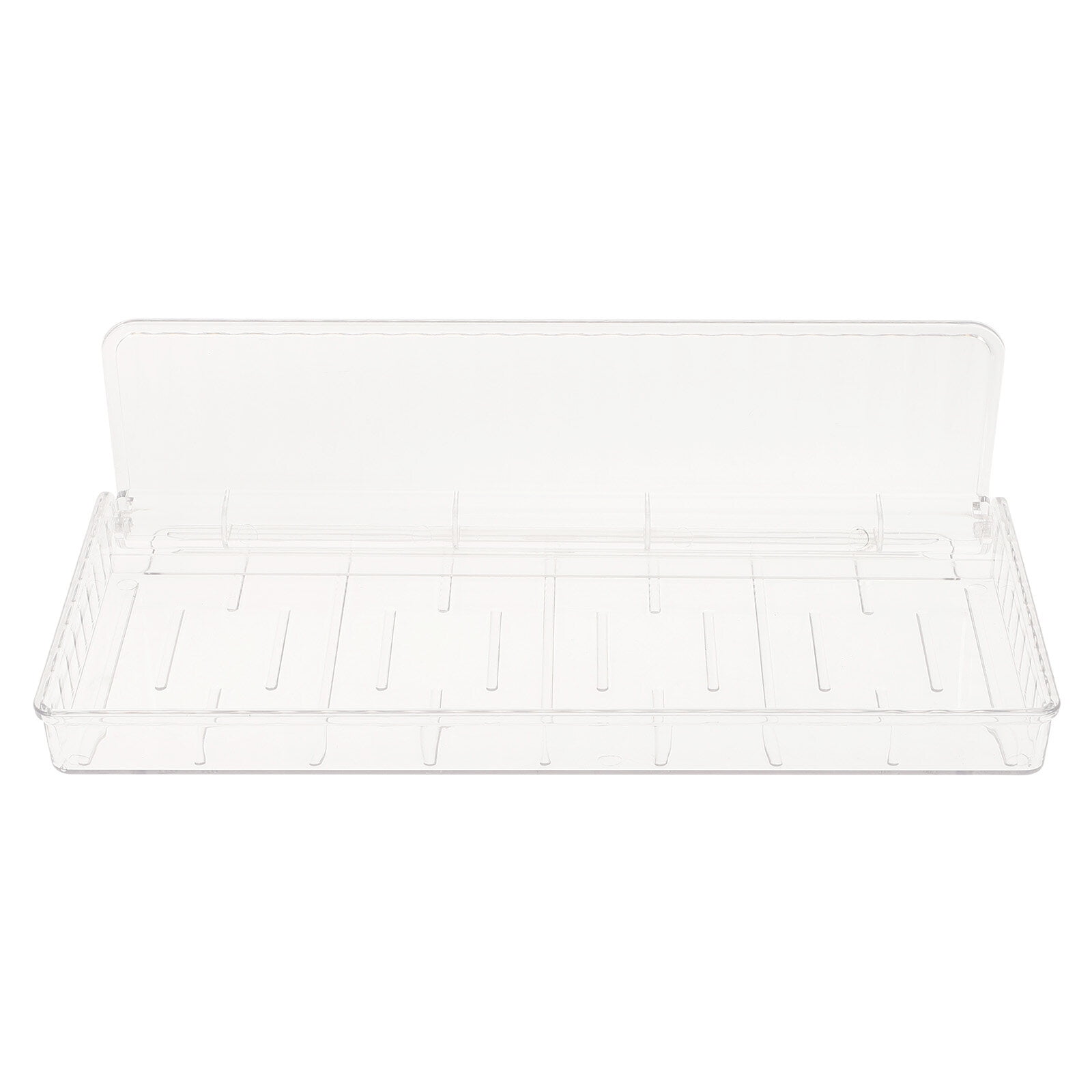 UPOUART Clear Plastic Wall Mount Shelf Organizer, Storage Rack for Home ...