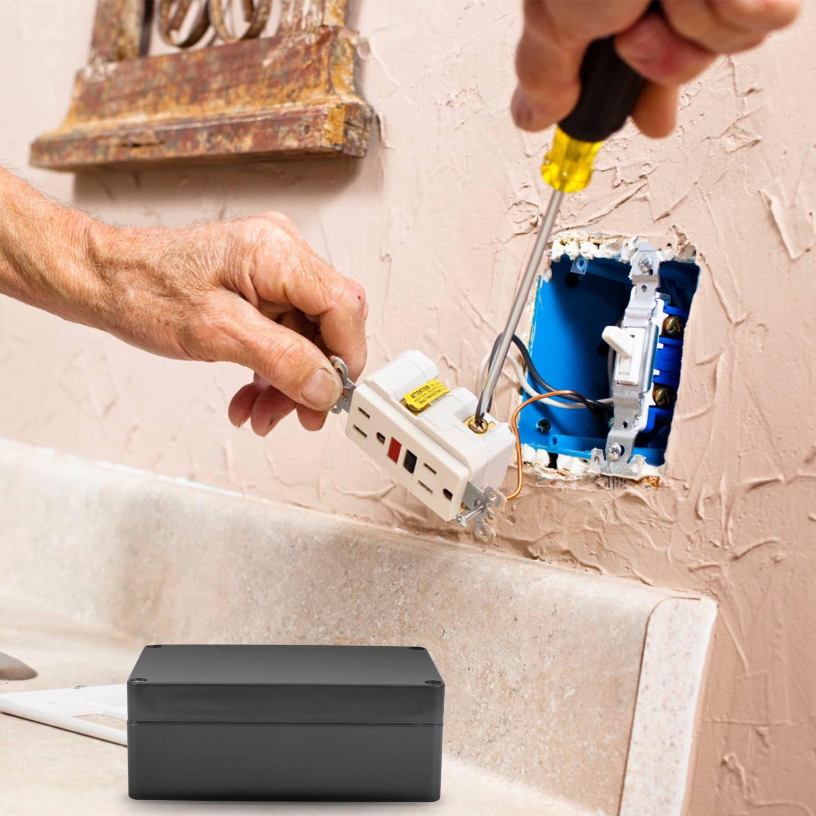 FRCOLOR Wall Outlet Box Junction Box Weatherproof Socket Box Socket ...