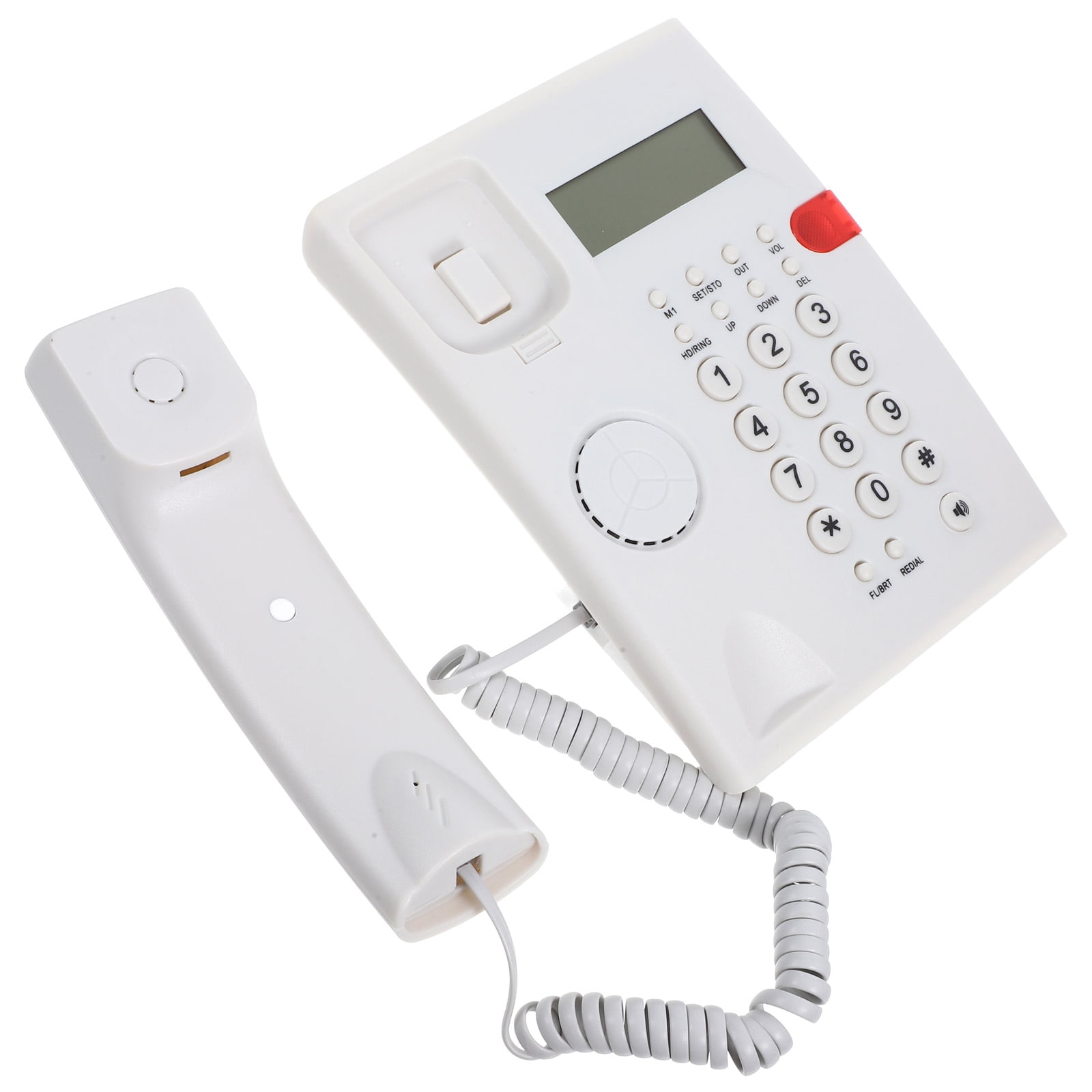 FRCOLOR Wall Telephones Landline Corded Mount Dial Office - Walmart.com