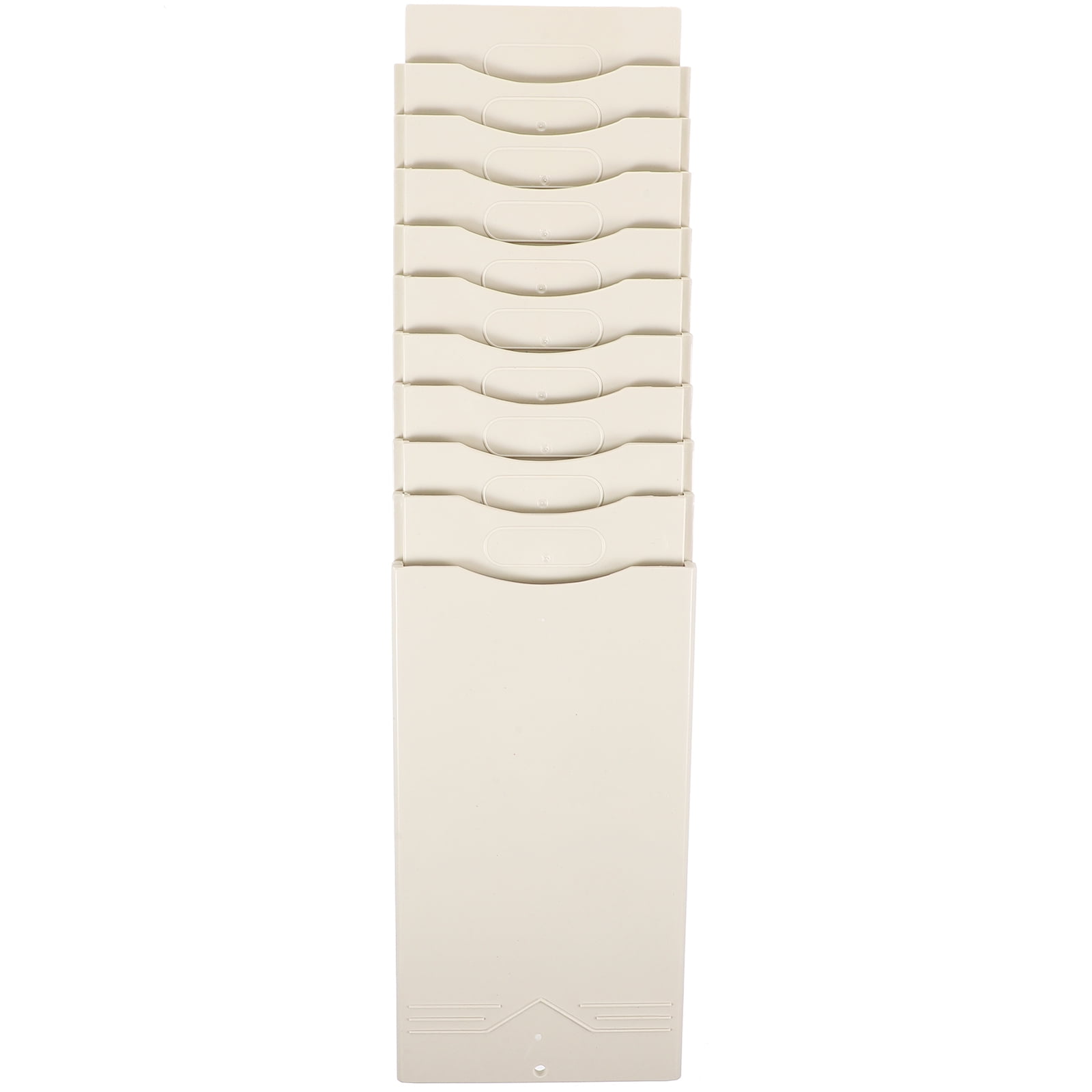 FRCOLOR Wall-mounted Attendance Cards Shelf Information Cards Rack ...