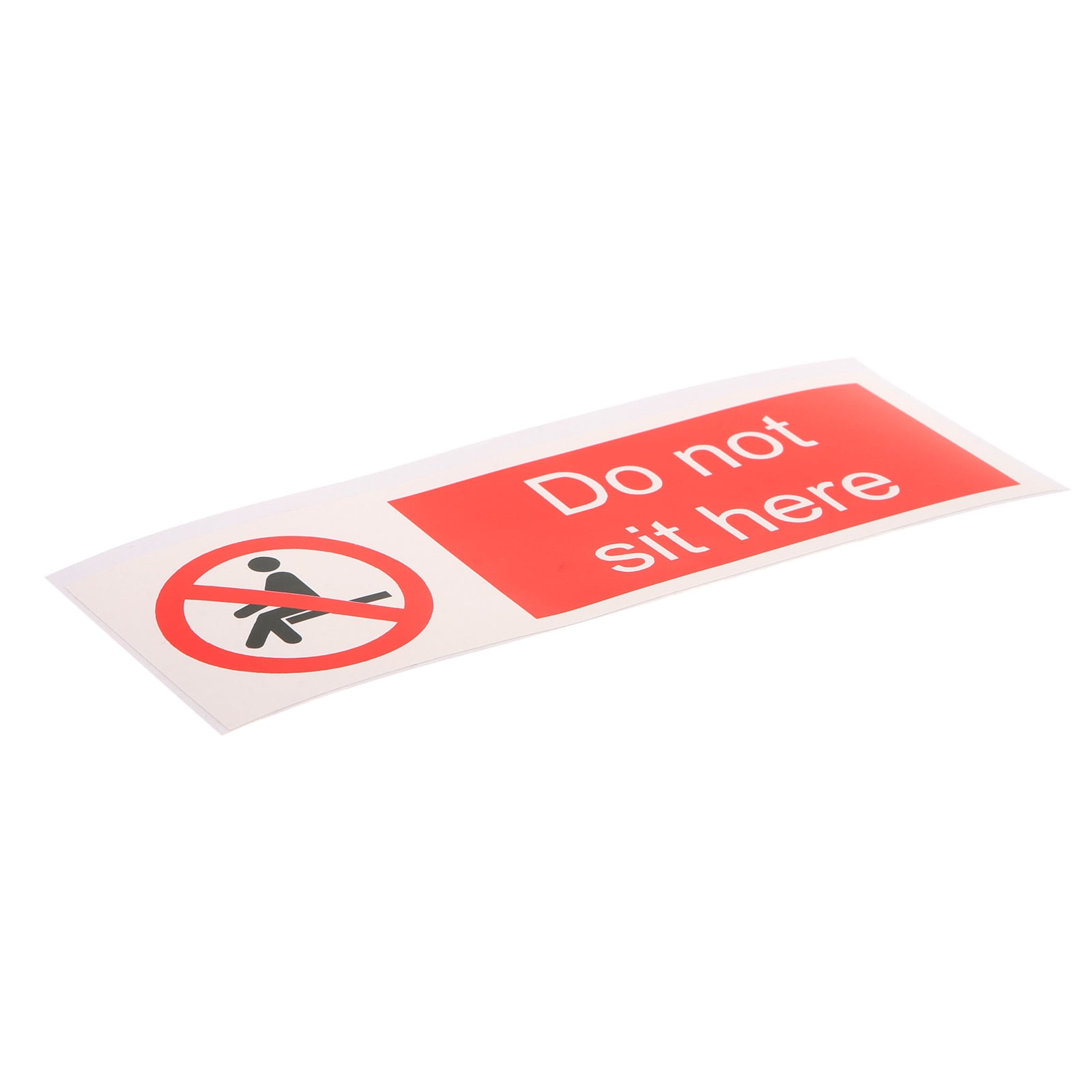 FRCOLOR Warning Label Do Not Sit Here Caution Sign Tape Board Outdoor ...