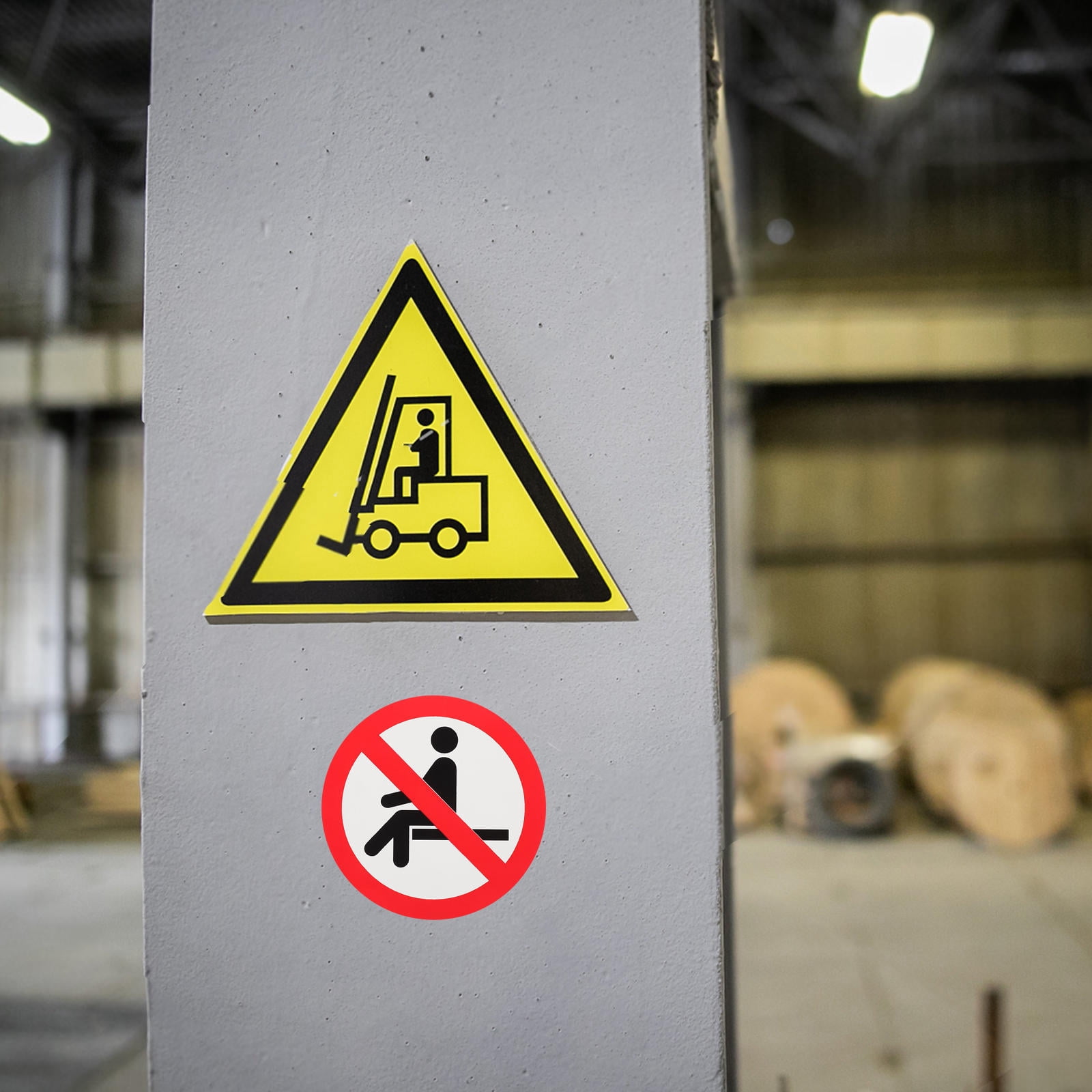 FRCOLOR Warning Stickers for Safety Reminders in Industrial Settings ...