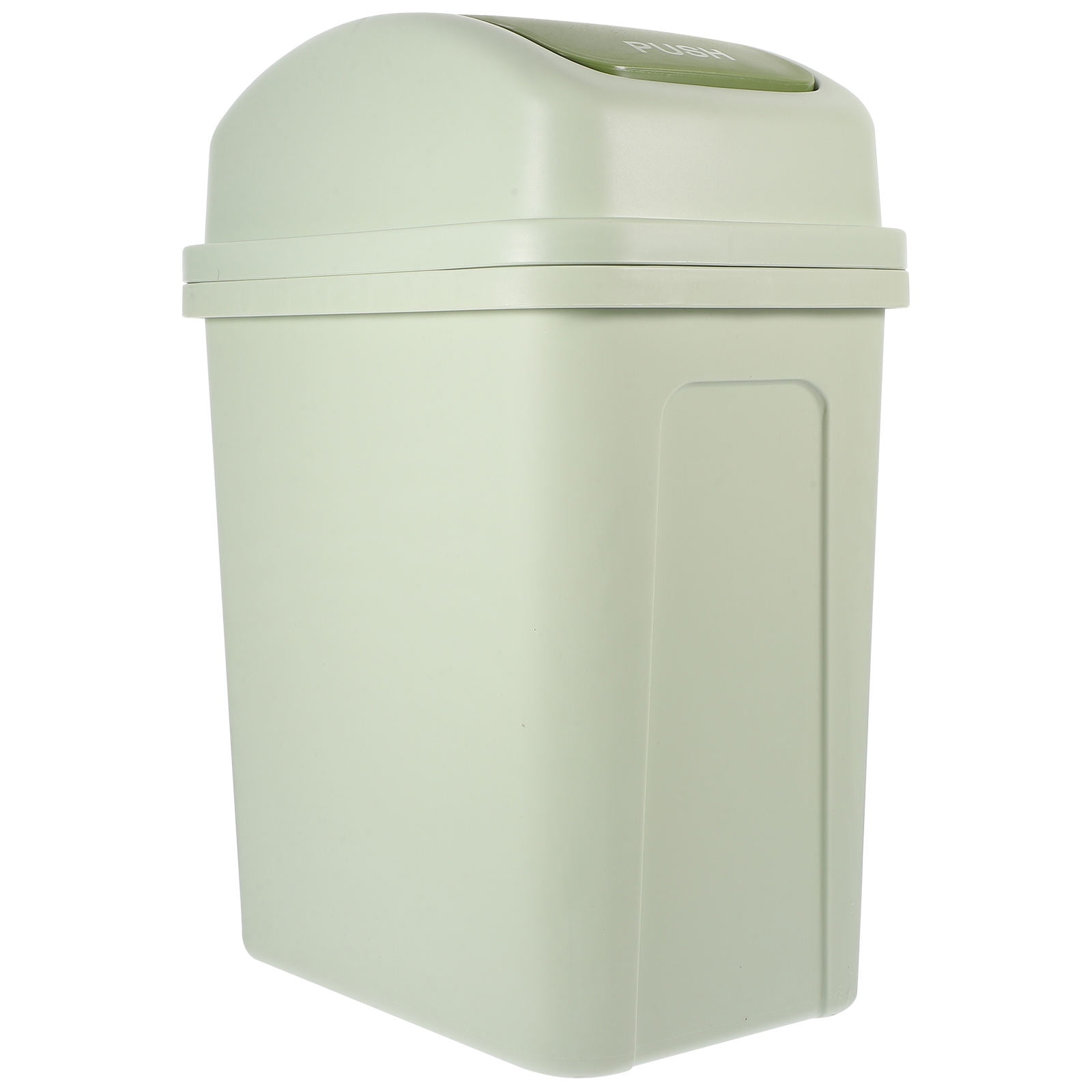 FRCOLOR Waste Bin Kitchen Plastic Trash Can with Lid Covered Trashcans ...