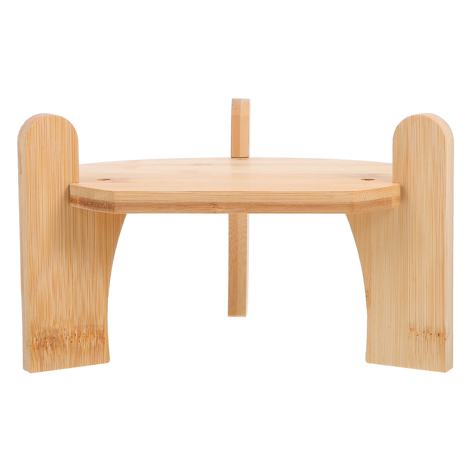 WASHWEPE Beverage Dispenser Stand Bamboo Water Stand 1Pack 8.5X8.5X5 ...