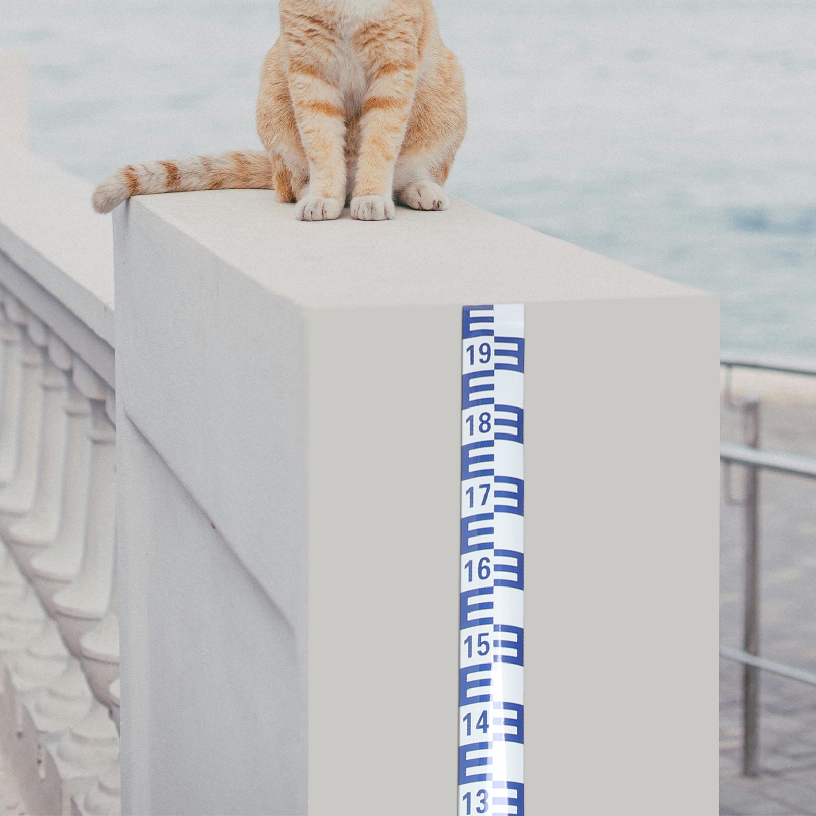 FRCOLOR Water Gauge Level Sticker Water Level Scale Gauge Sticker Pool ...