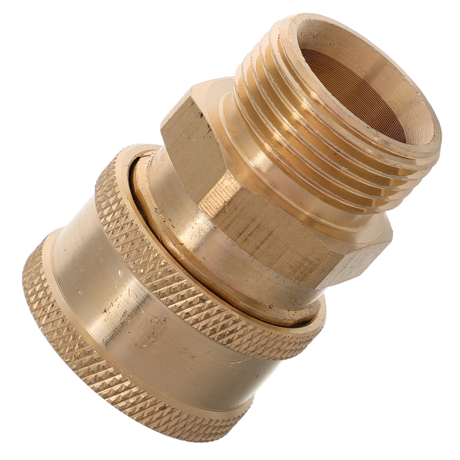 KAKOWELY Quick Connect Adapter Car Washer Quick Connect Coupler Golden Metal 1Pack 1.6x1.1x1.1in ...