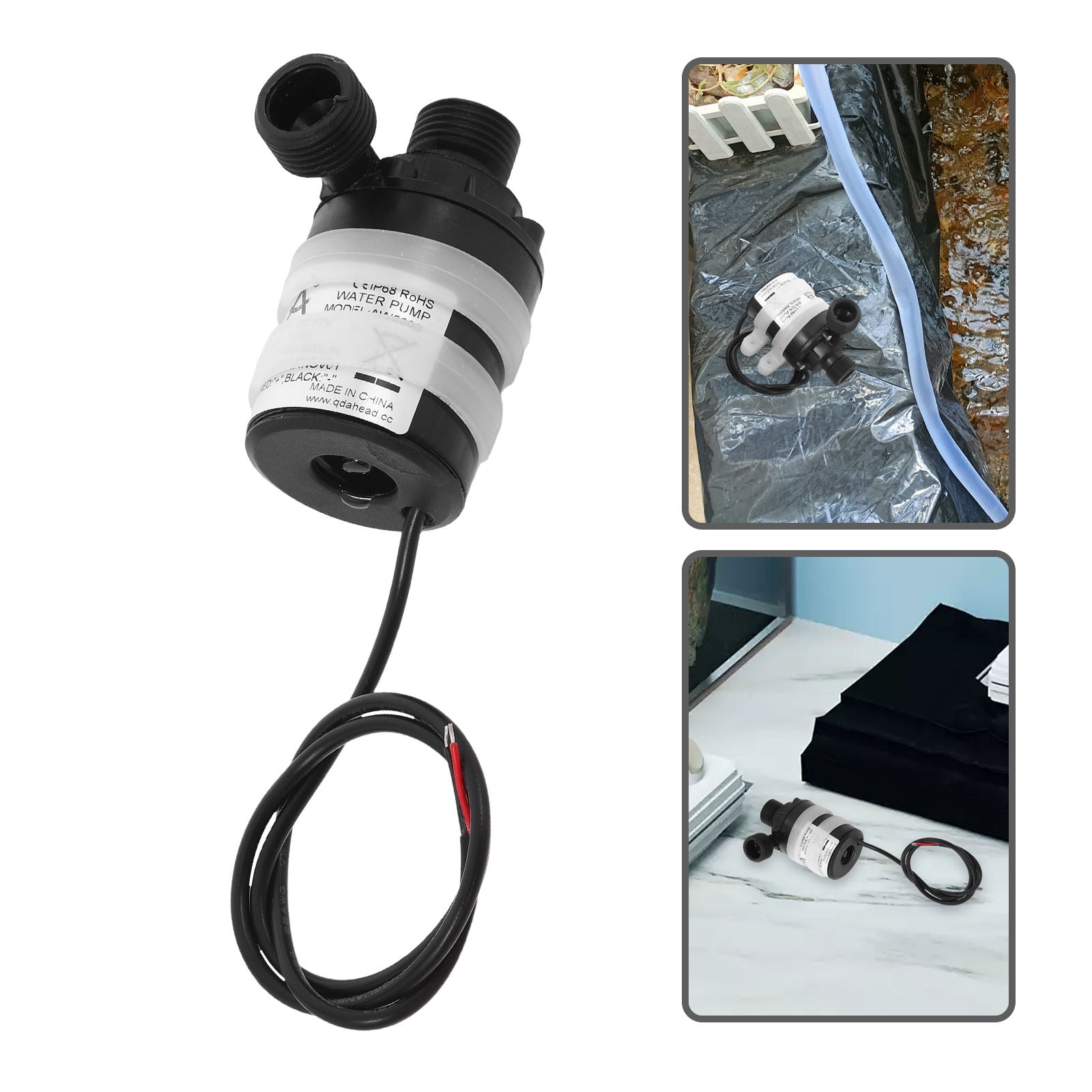 FRCOLOR Water Pump Dc 12v Micro Brushless Pump Threaded Water Pump Mini ...