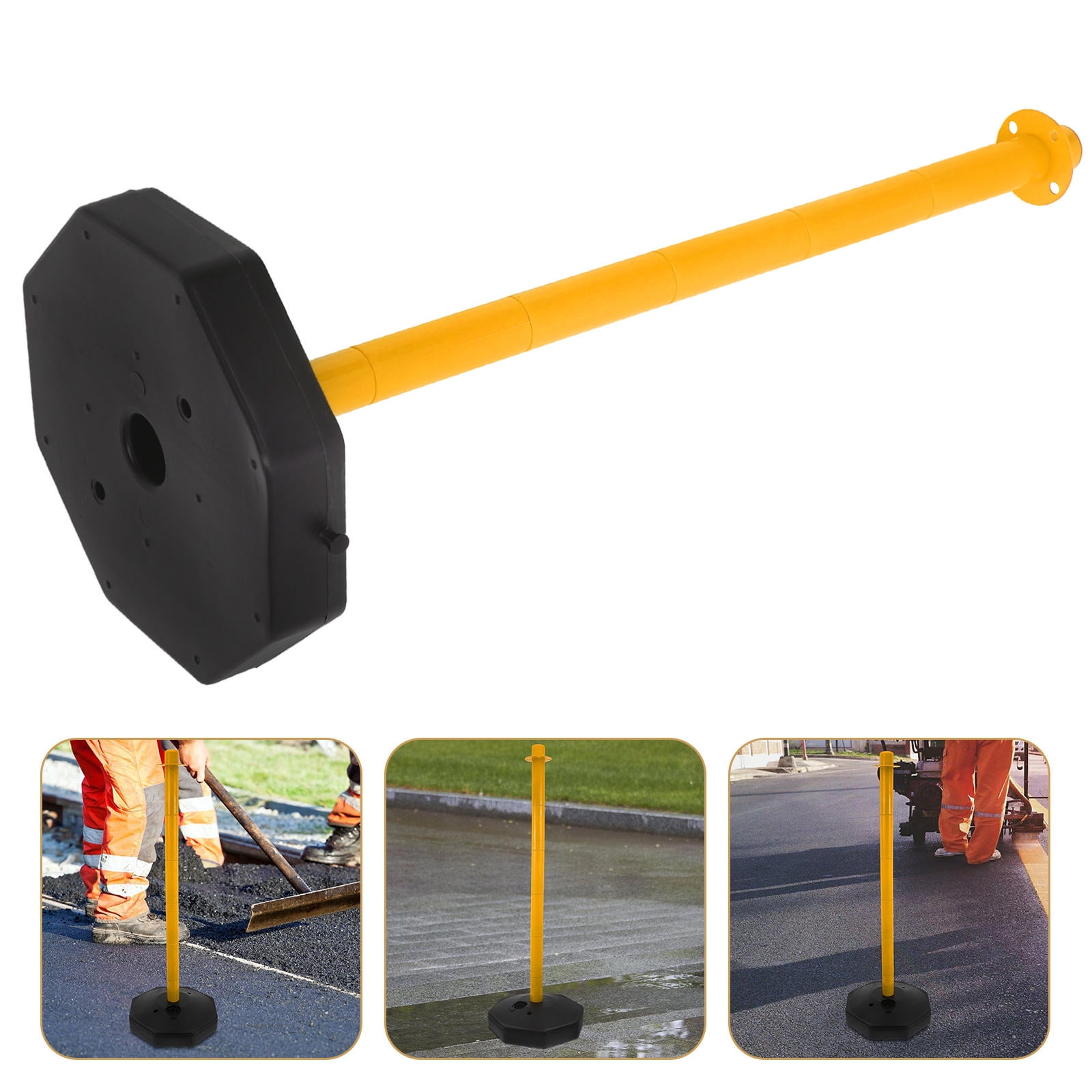 FRCOLOR Water-refillable Warning Column Road Traffic Isolation Pile ...