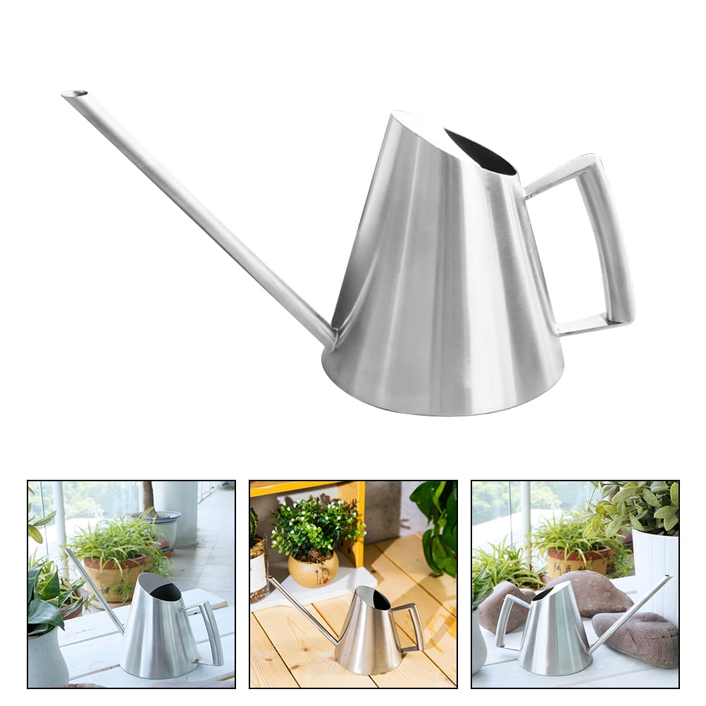 FRCOLOR Watering Can Garden Head Indoor Plant Kettle Outdoor Silver ...