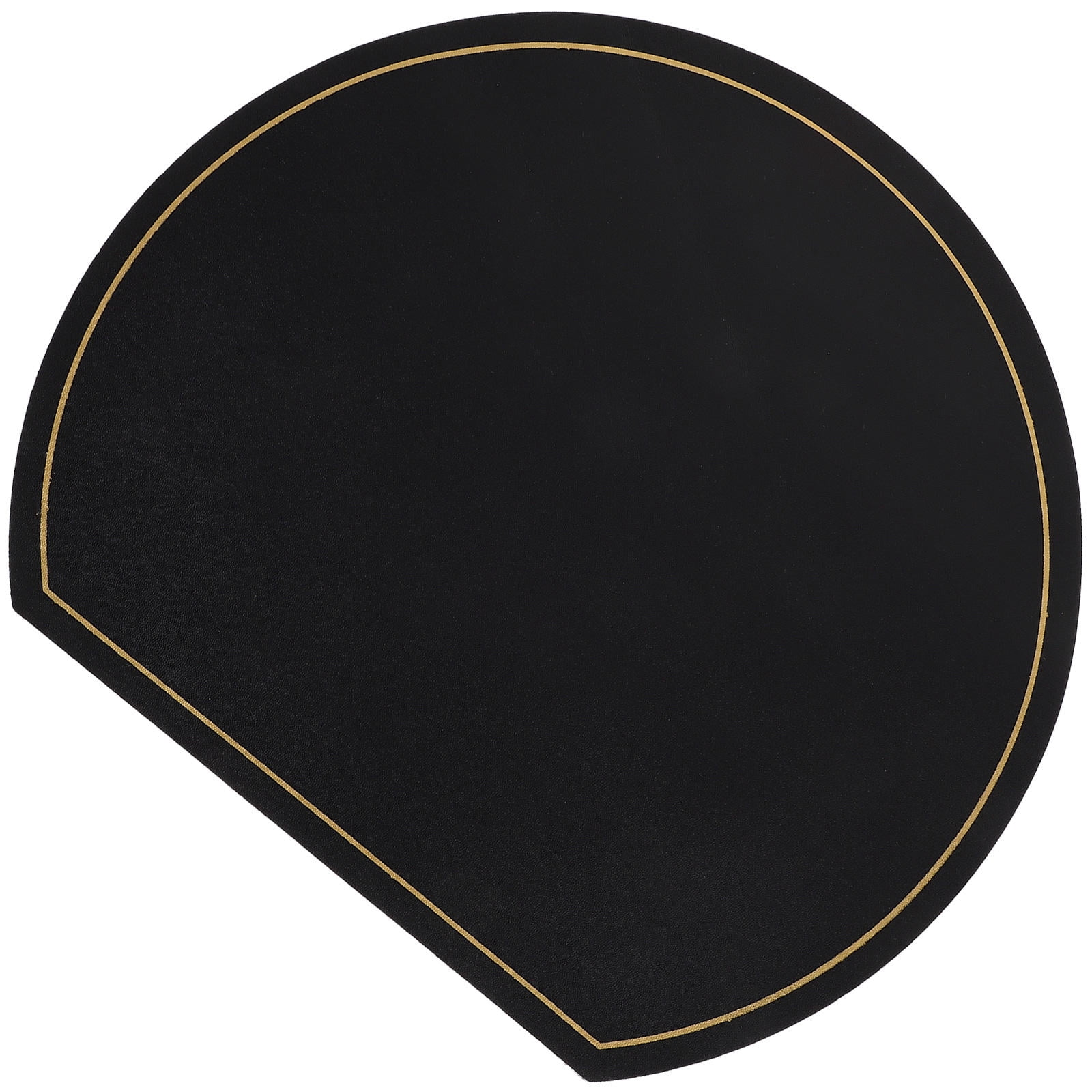 WASHWEPE Modern Black PU Placemat for Dining Table, and Table ...