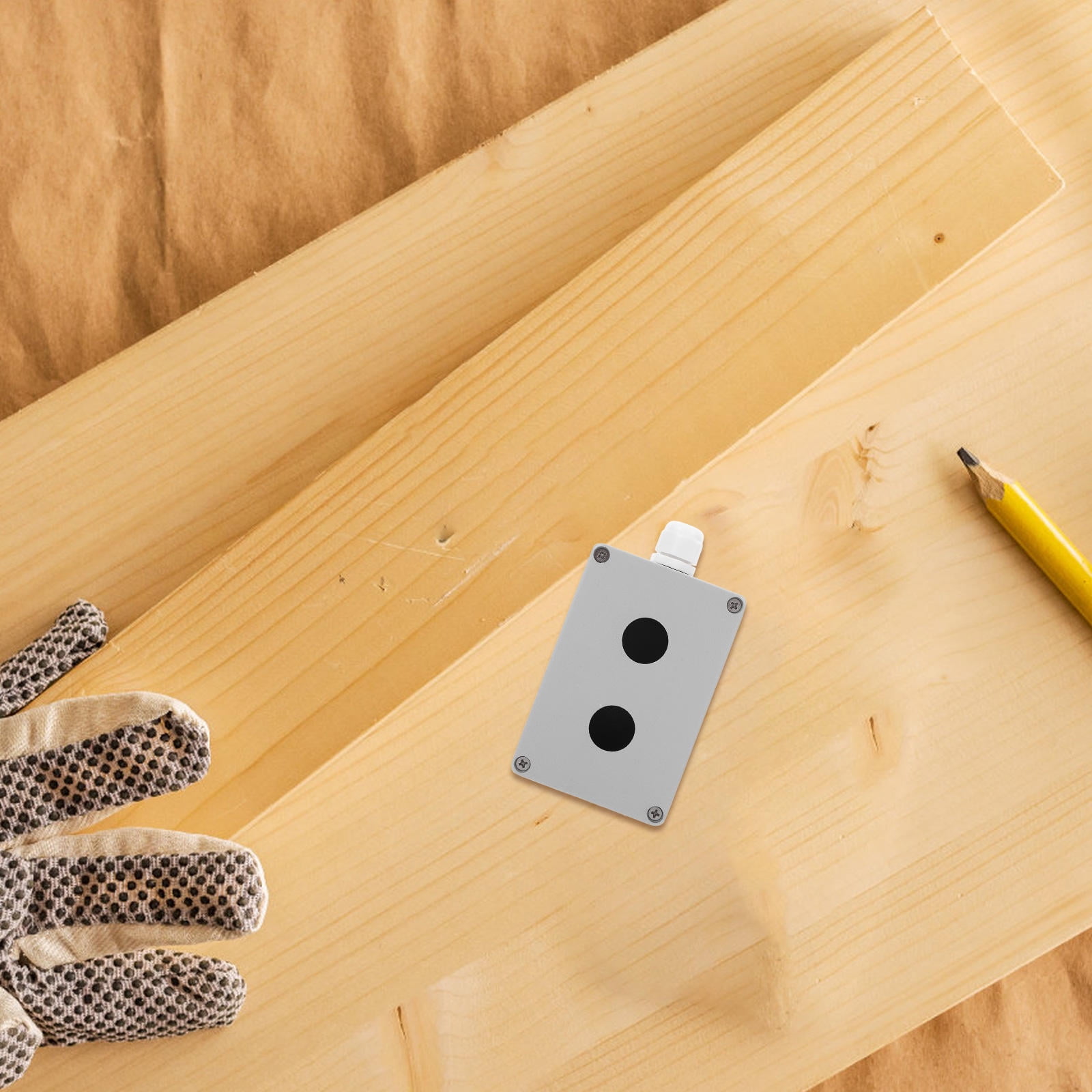 FRCOLOR Waterproof Emergency Stop Switch Box Emergency Button Box ...