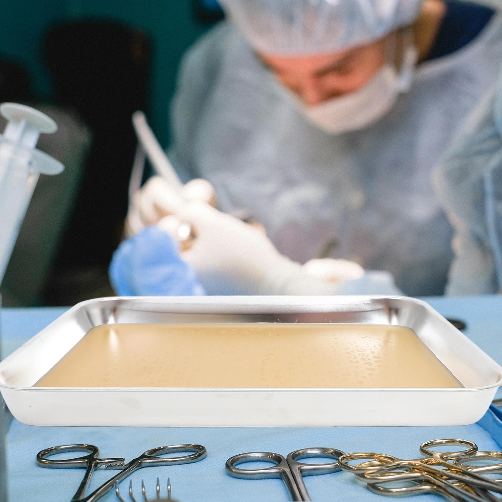 FRCOLOR Wax Lined Dissection Tray for Students Stainless Steel ...