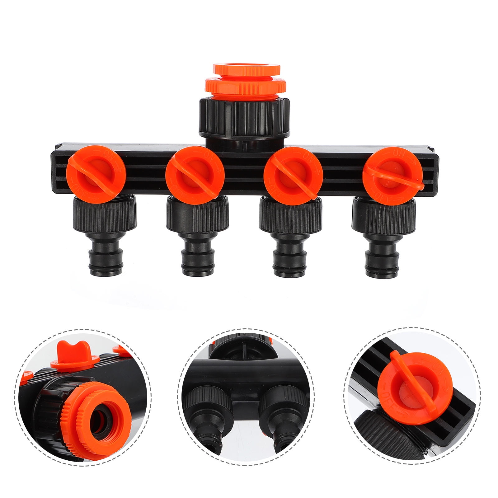 FRCOLOR Way Drip Irrigation Diverter Garden Hose Splitter - Walmart.com