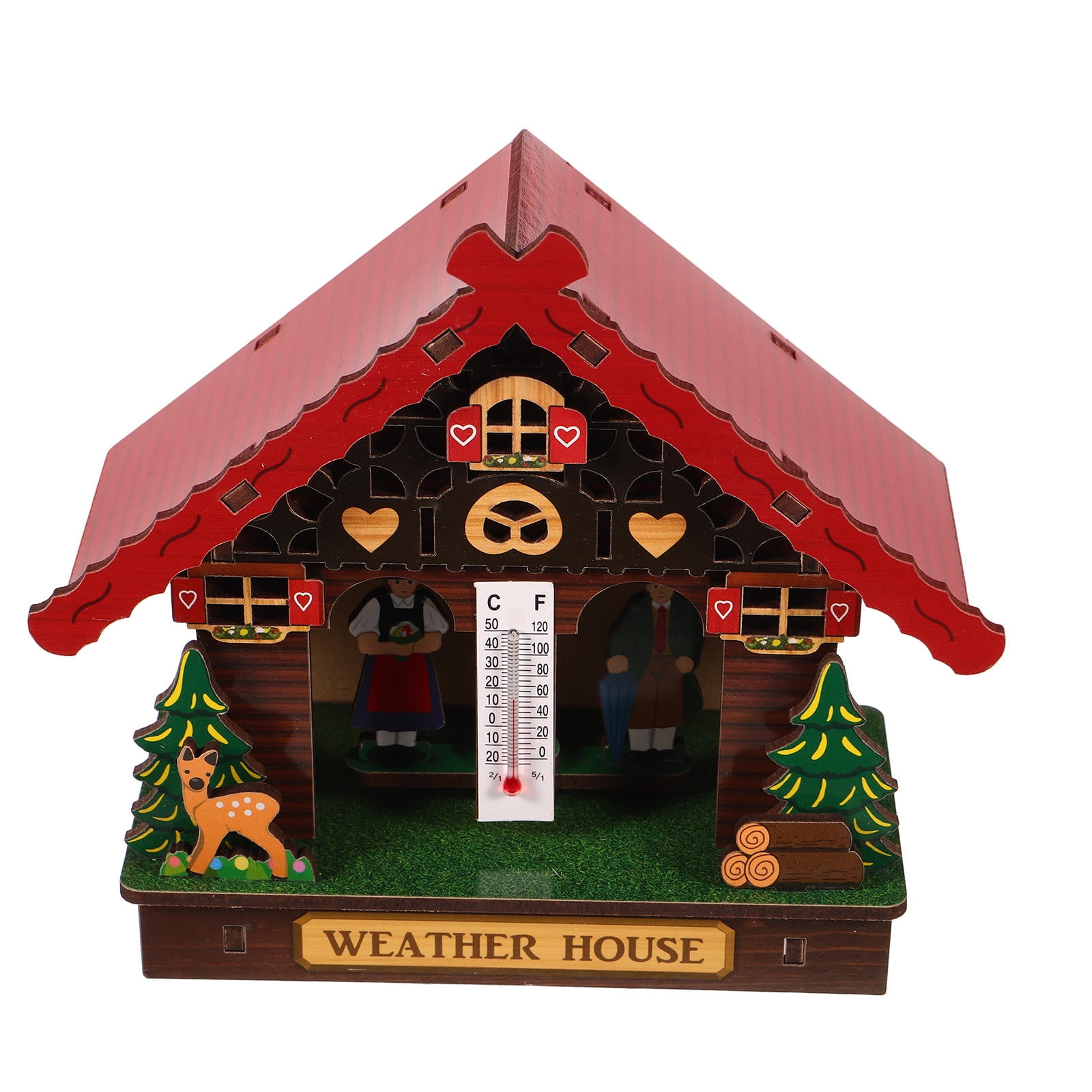 FRCOLOR Multifunctional Wall Mount Thermometer Hygrometer Barometer ...