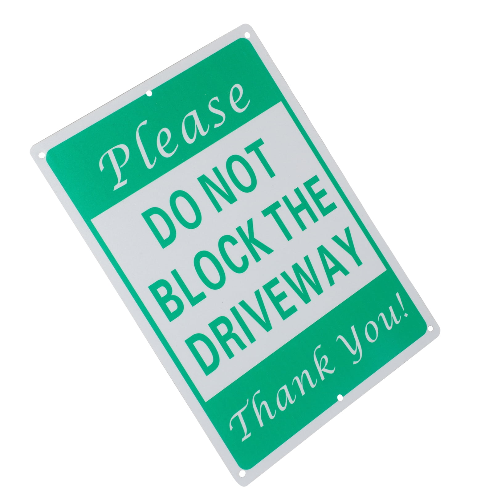 FRCOLOR Weatherproof Logo Reserved Parking Template Notice Sign Green ...