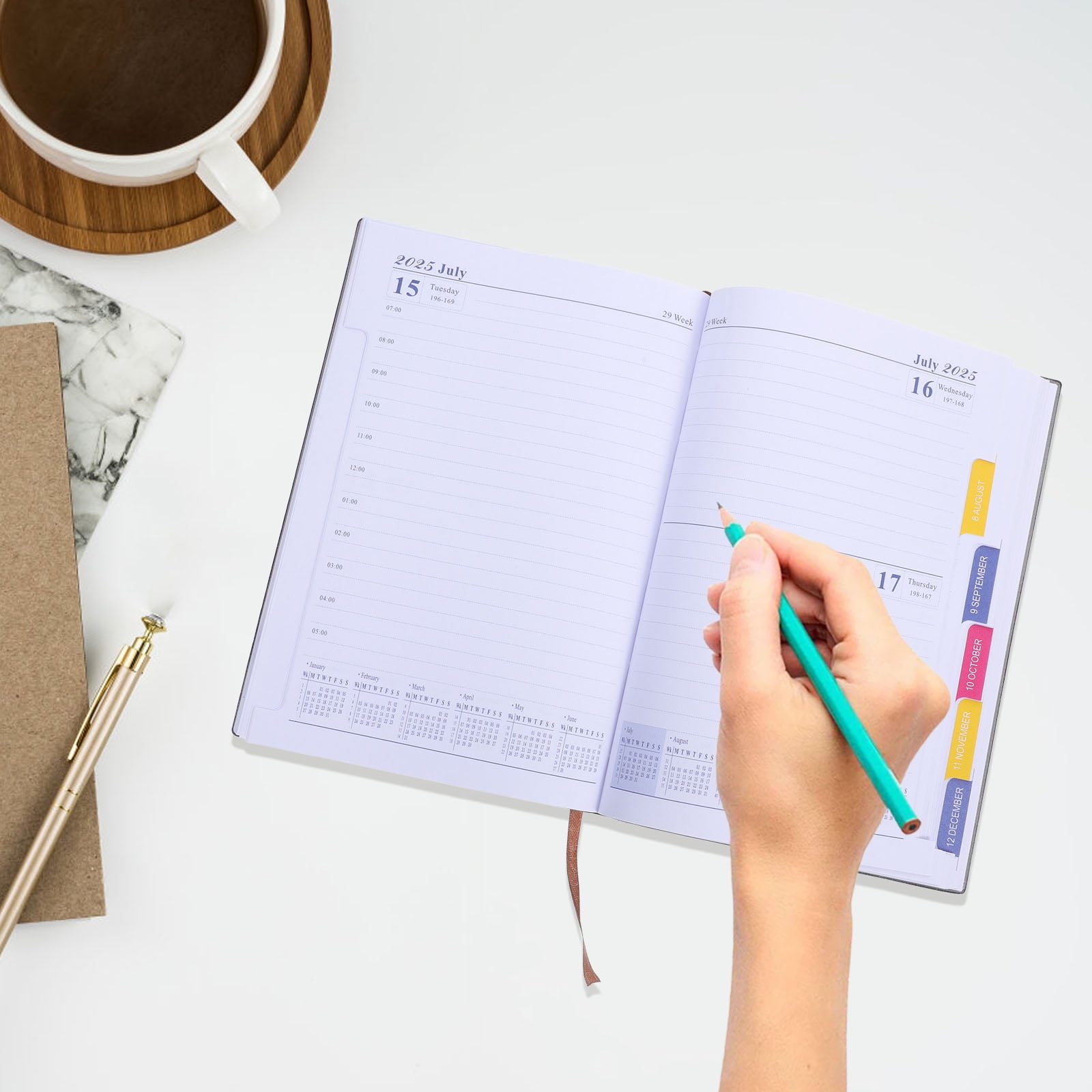 FRCOLOR Weekly Planner Academic Planner Planner Notebook School ...