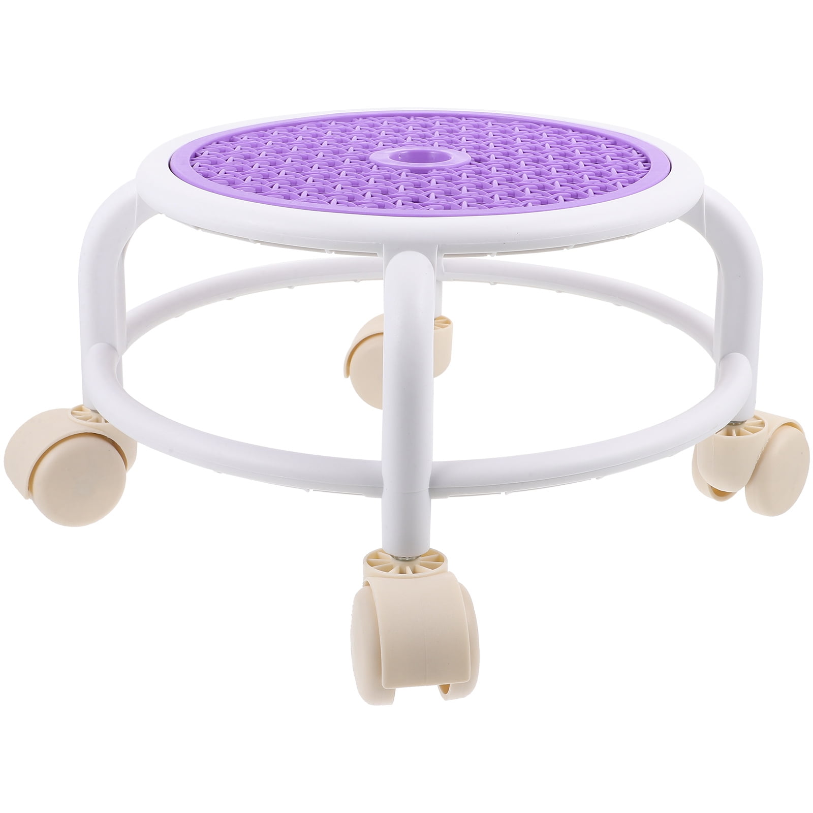 FRCOLOR Wheel Low Stool Universal Swivel Wheels Roller Stool Short ...