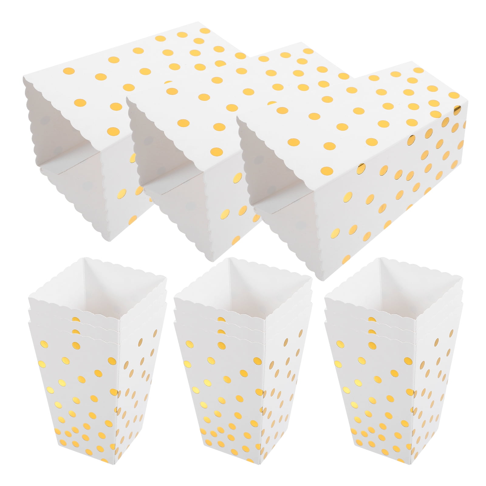 FRCOLOR White Paper Popcorn Boxes for Party Decorations and Movie Night ...
