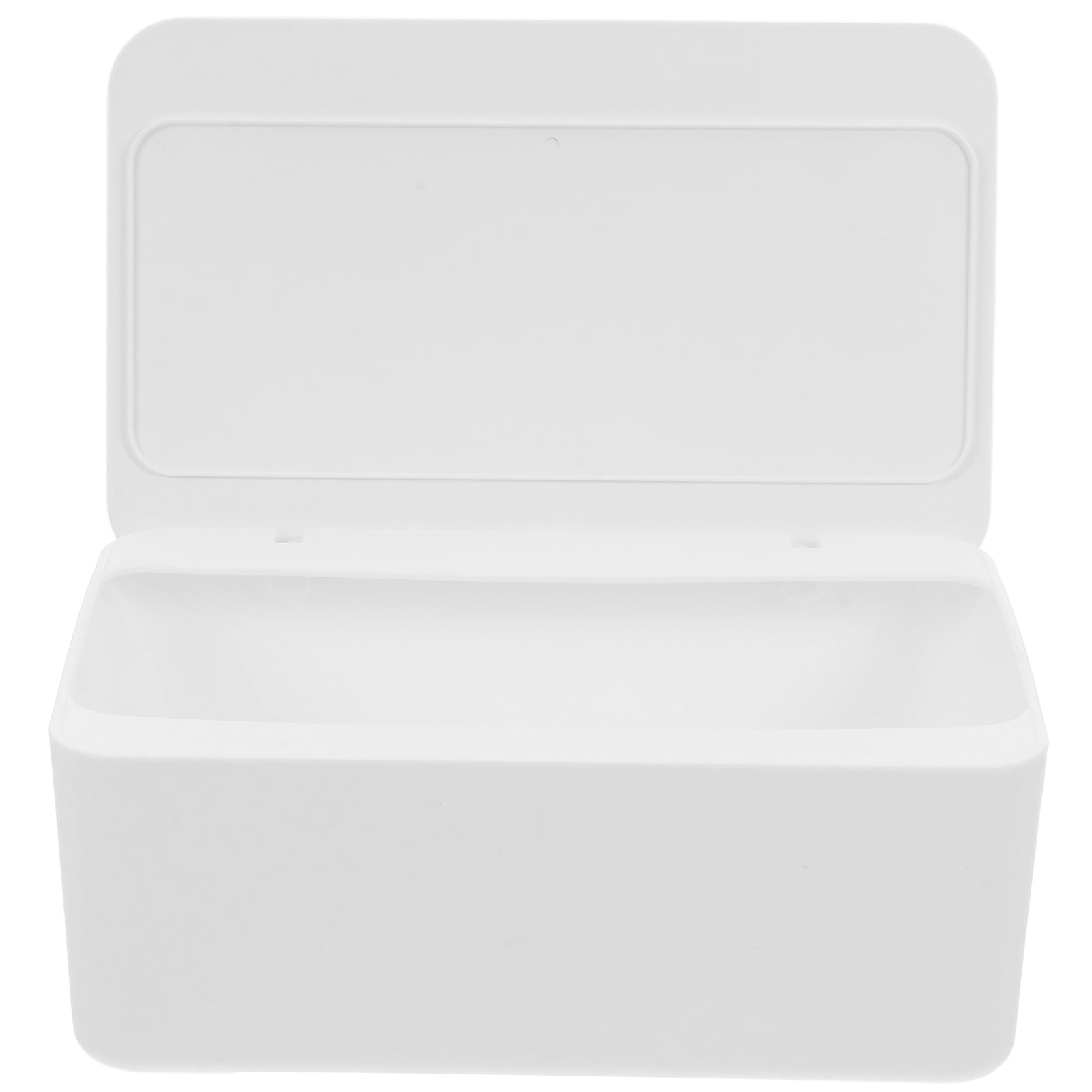 FRCOLOR White Plastic Wipes Dispenser with Lid for Bathroom and Baby ...