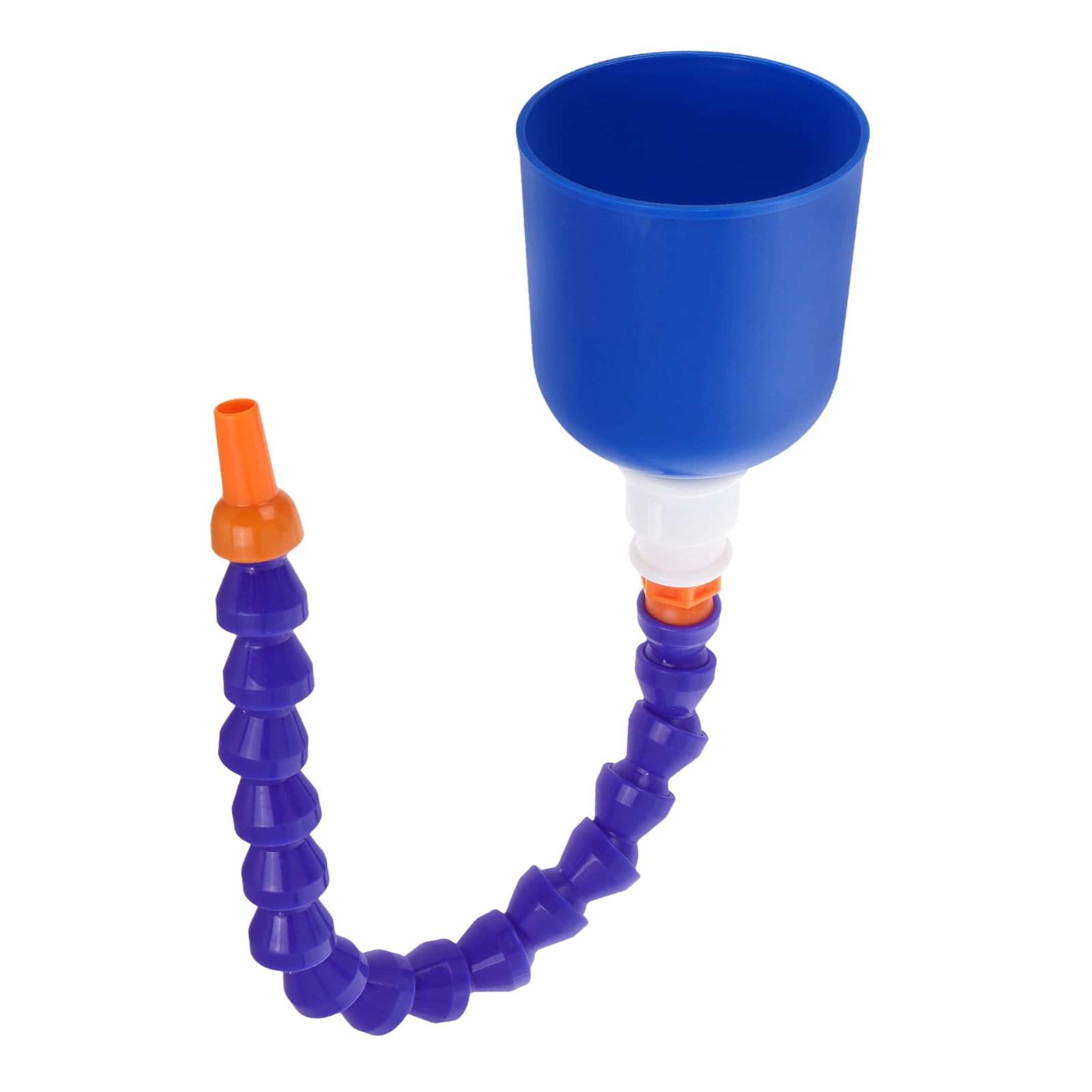 FRCOLOR Wide Mouth Oil Funnel With Flexible Hose Plastic Bendable ...