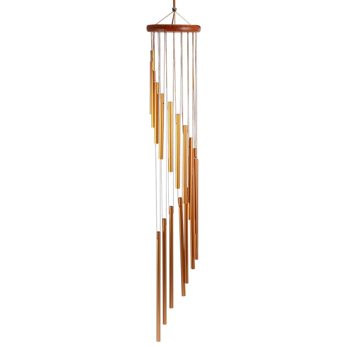 FRCOLOR Wind Chimes Wooden Wind Chime Rotating Outdoors Large Wind ...