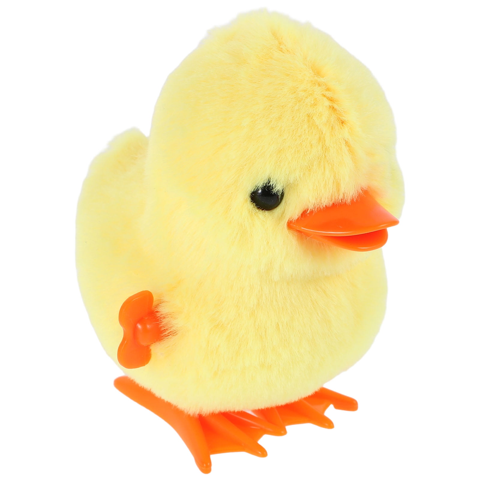 FRCOLOR Wind-Up Toy Duck Adorable Plush Jumping Duck Cartoon Animal ...