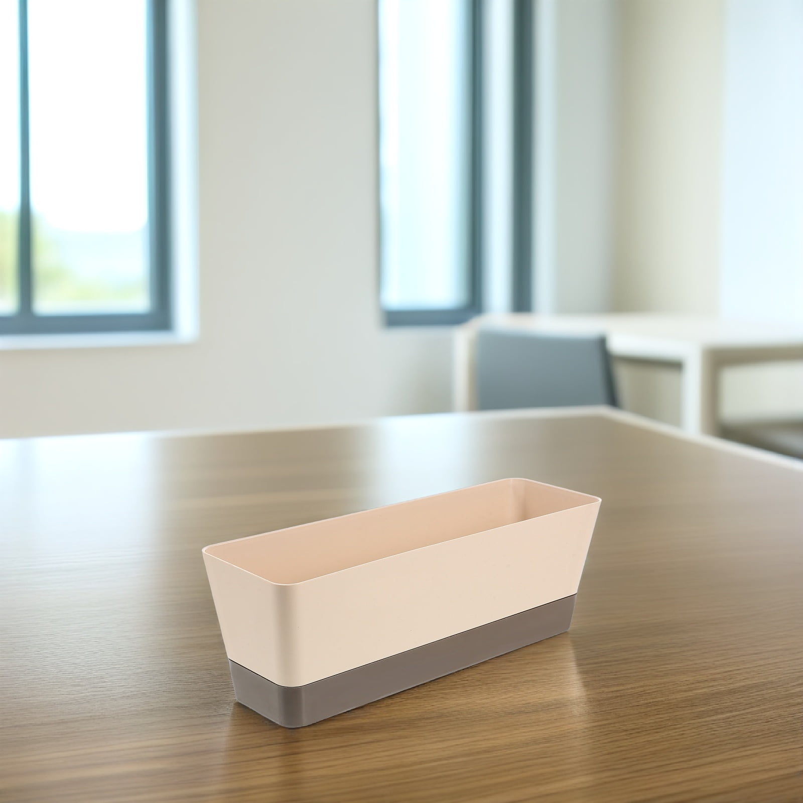 FRCOLOR Window Box Planter with Tray Rectangle Plant Container Plastic ...