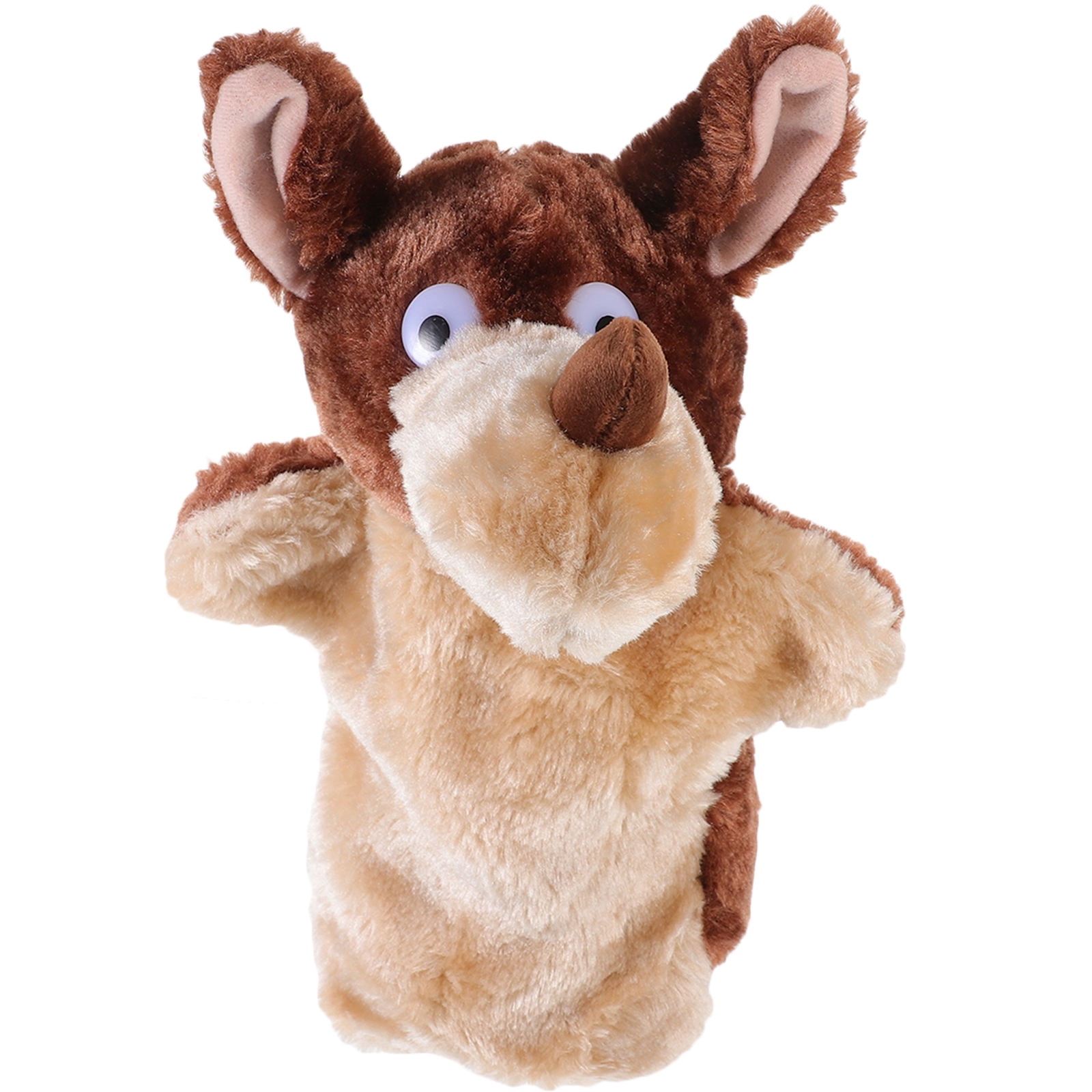 FRCOLOR Wolf Hand Puppet Cute Animal Stuffed Hand Puppet for Story ...