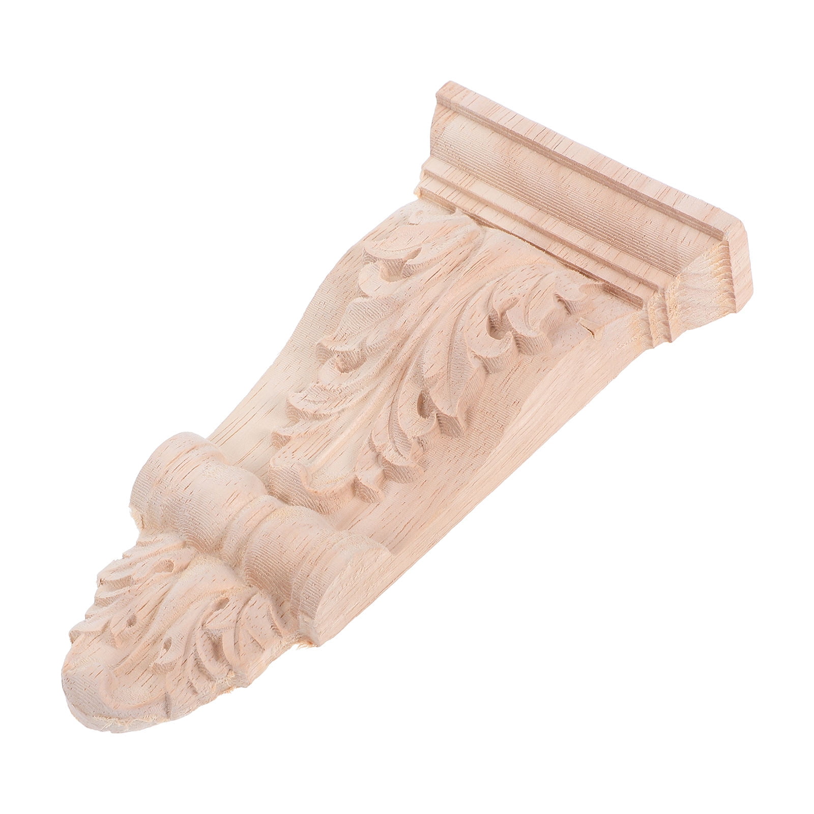 FRCOLOR Wood Carving Applique Solid Wood Carving Antique Flower Board ...