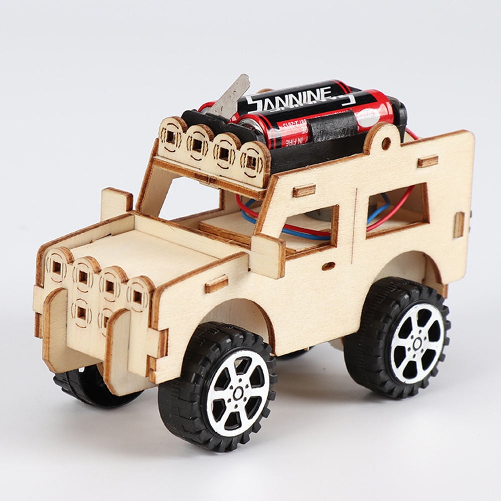 FRCOLOR Wooden Car Puzzle Kit with Realistic Design for Kids Playing ...