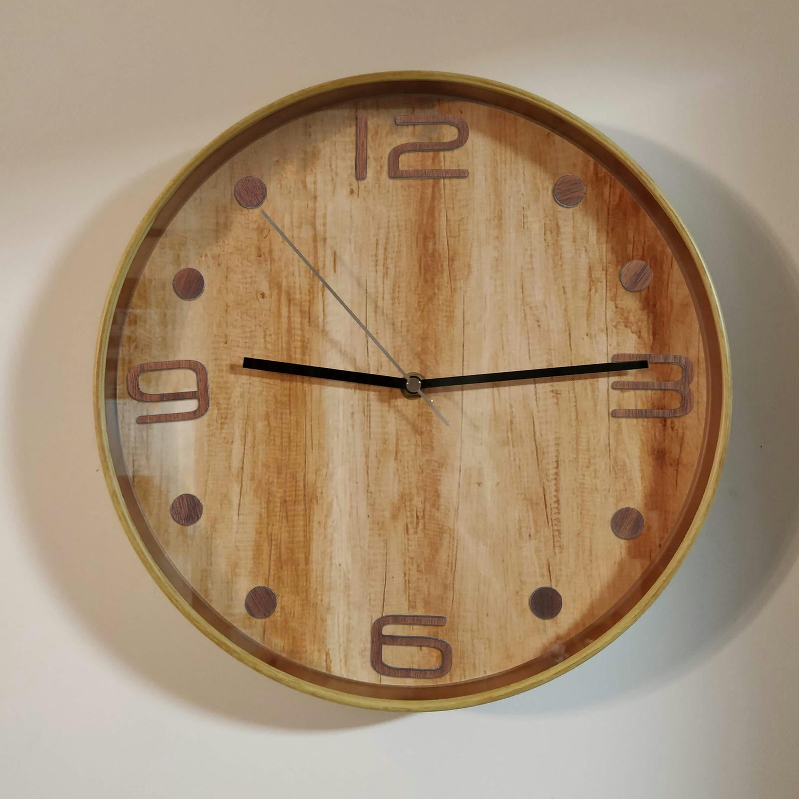 FRCOLOR Wooden Clock Numbers Kit Small Numbers with Round Dots ...